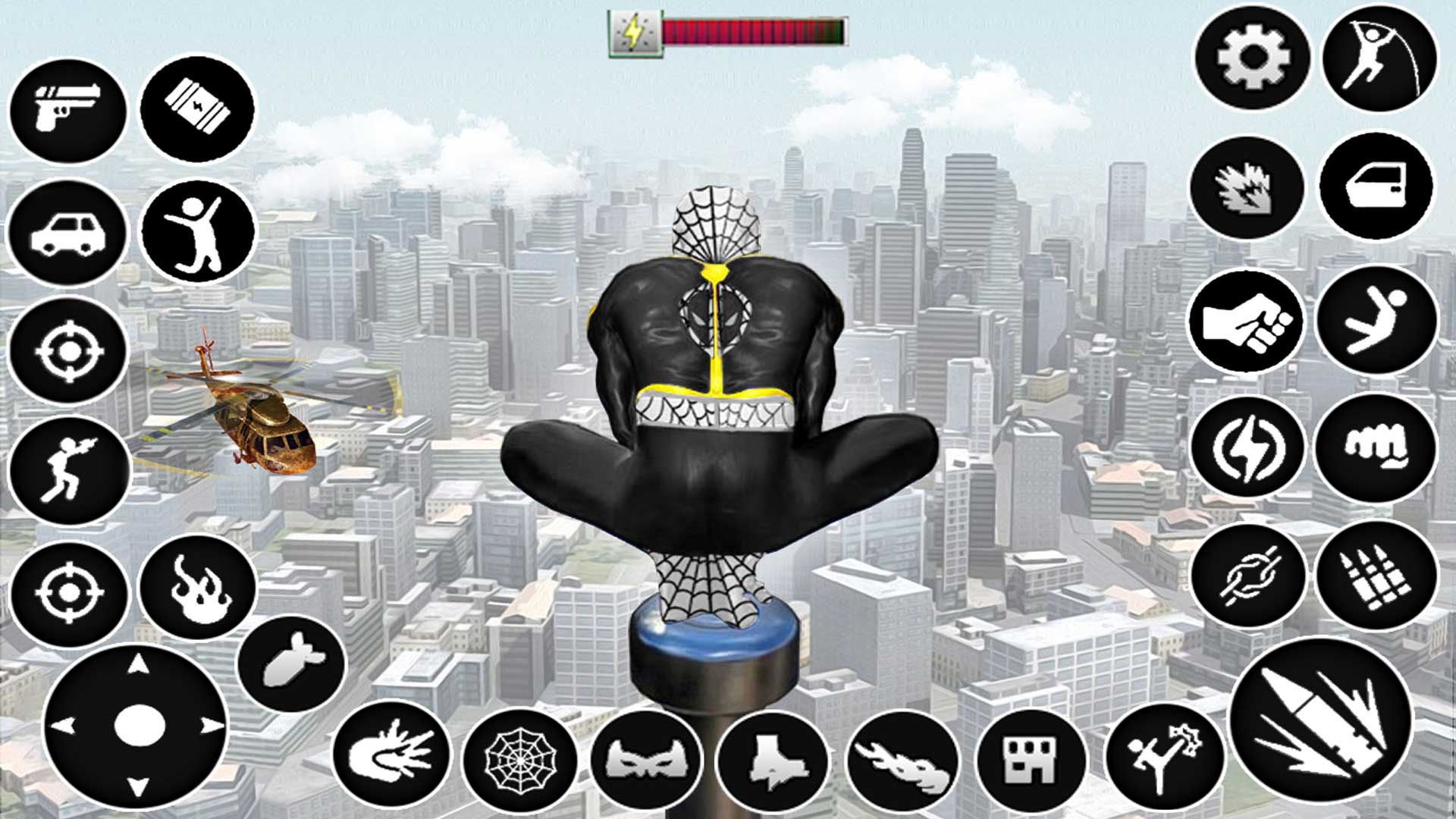 Black Spider Rope Hero Game | Black Spider Rescue Game | Black Spider ...