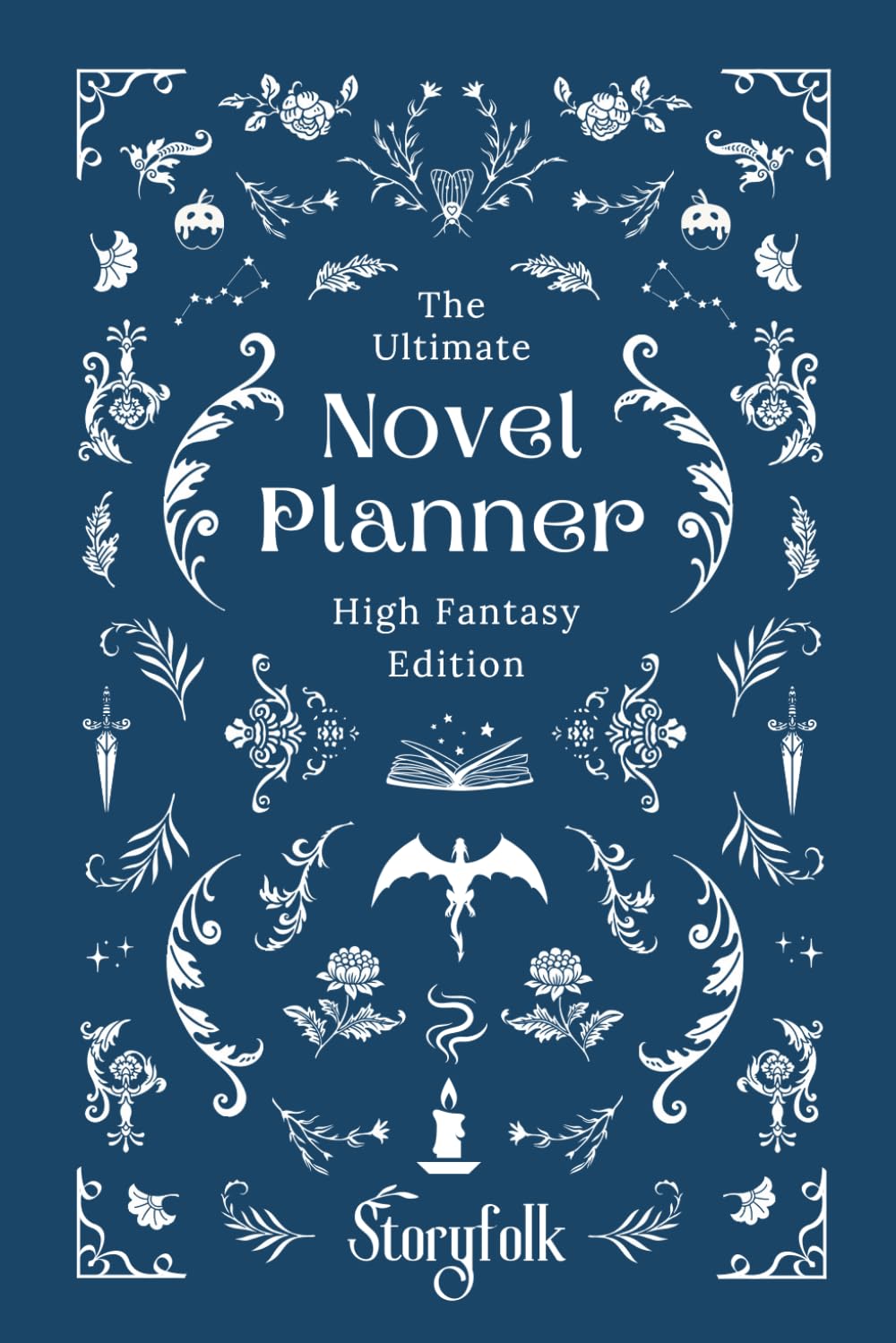 Structured Fantasy Novel Planner | Fantasy Writing Guide & Workbook ...