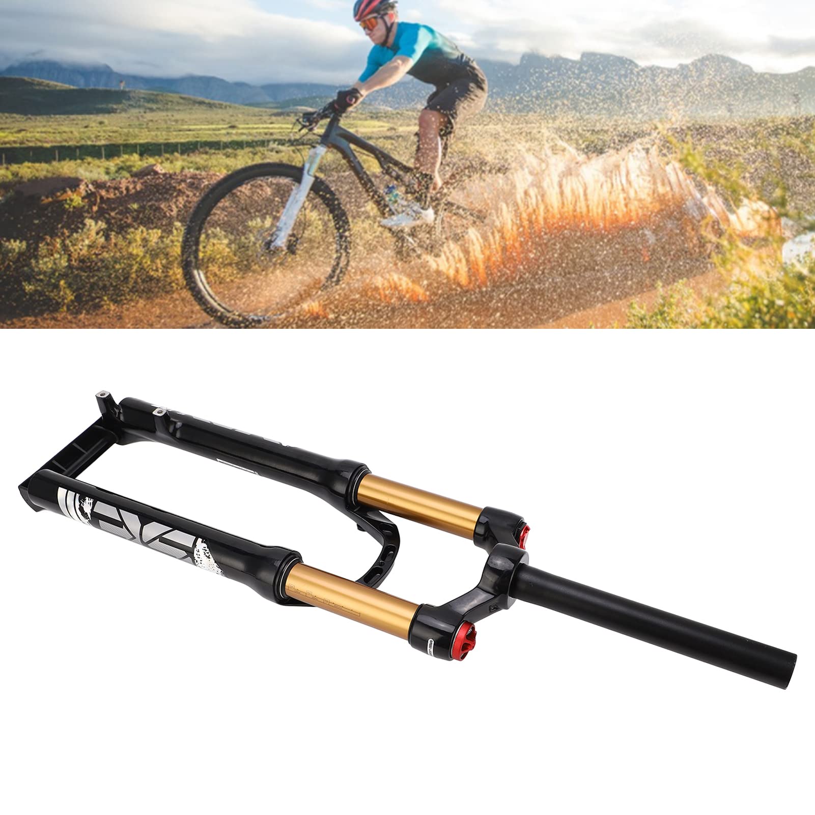 Mountain Bike Front Fork 26inch Bike Suspension Air Fork Straight ...