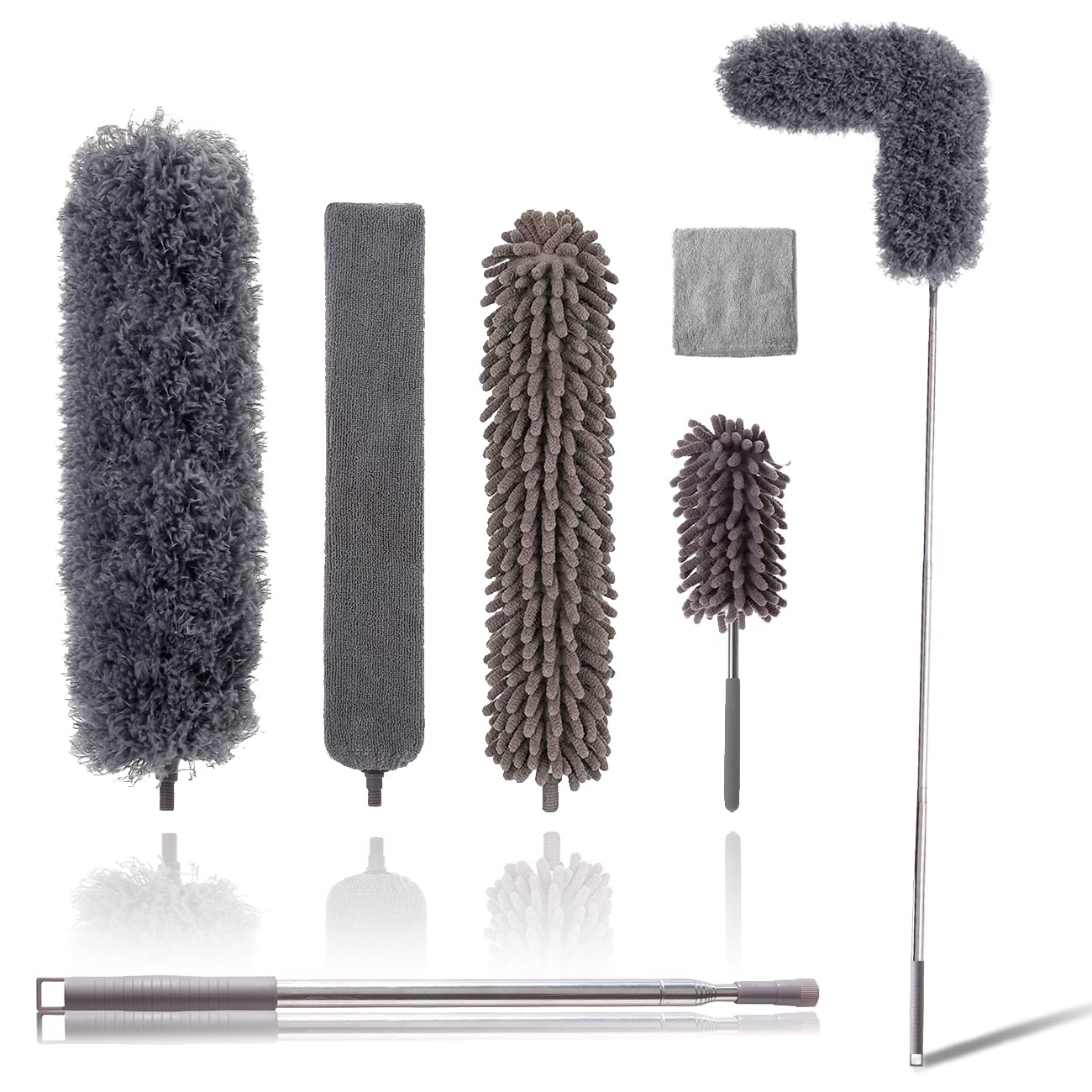 Amazon.com: Upgraded Dusters for Cleaning (6pcs), Ceiling Fan Duster ...
