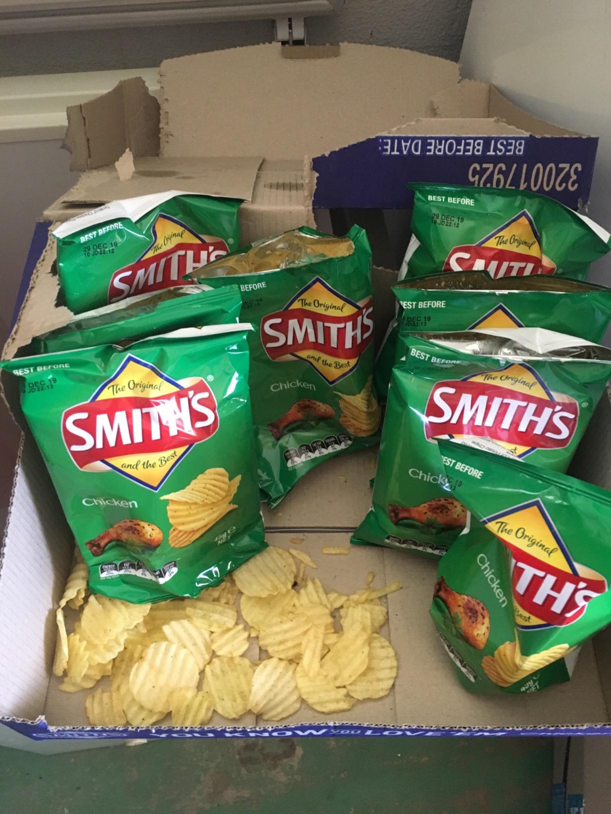 Smith's Crinkle Cut Chicken Chips, 15 x 45 Grams : Amazon.com.au: Grocery