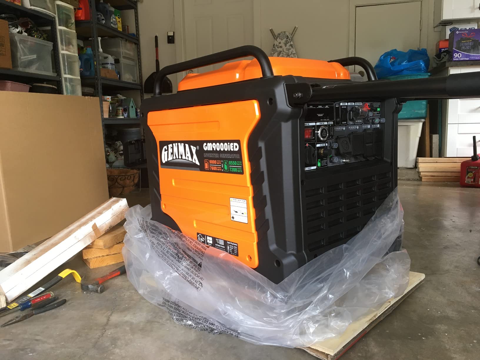 $69/mo - Finance GENMAX Portable Generator, 9000W Super QuietDual Fuel ...
