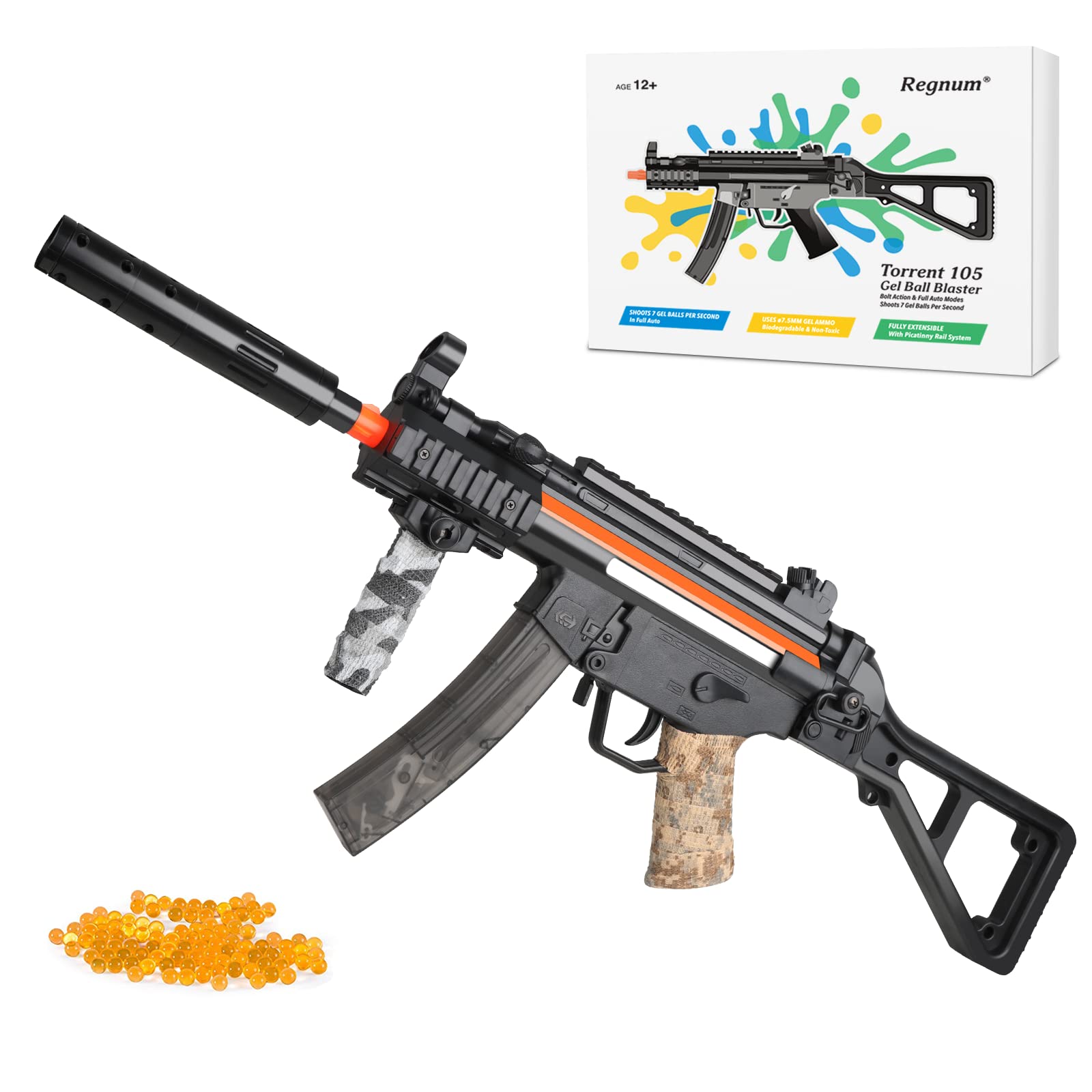 Gel Ball Blaster Automatic Splatter Gun With 20k Gel Beads | Desertcart ...