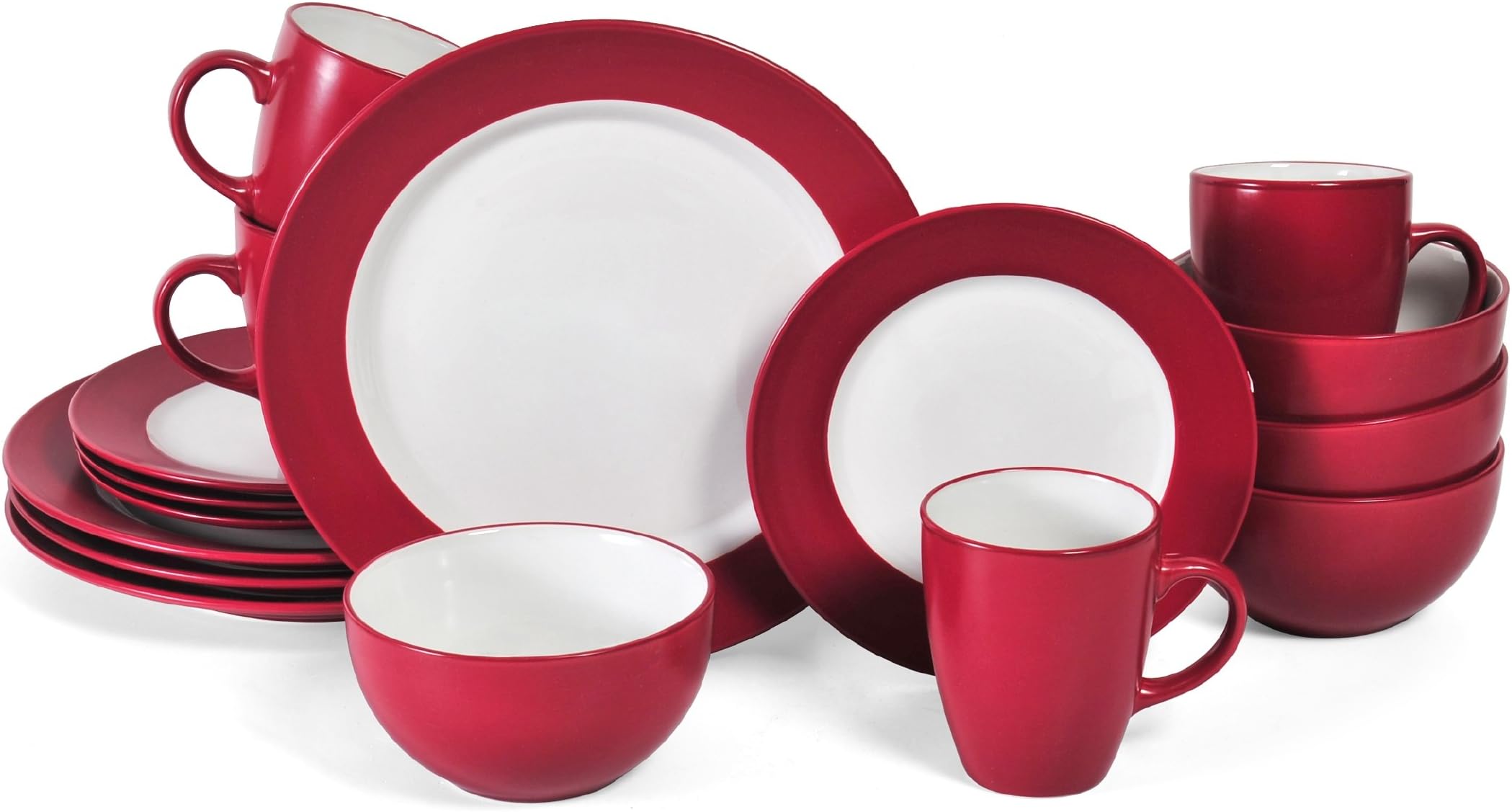 Amazon.com | Franciscan Apple 5-Piece Place Setting: Soup Cereal Bowls ...