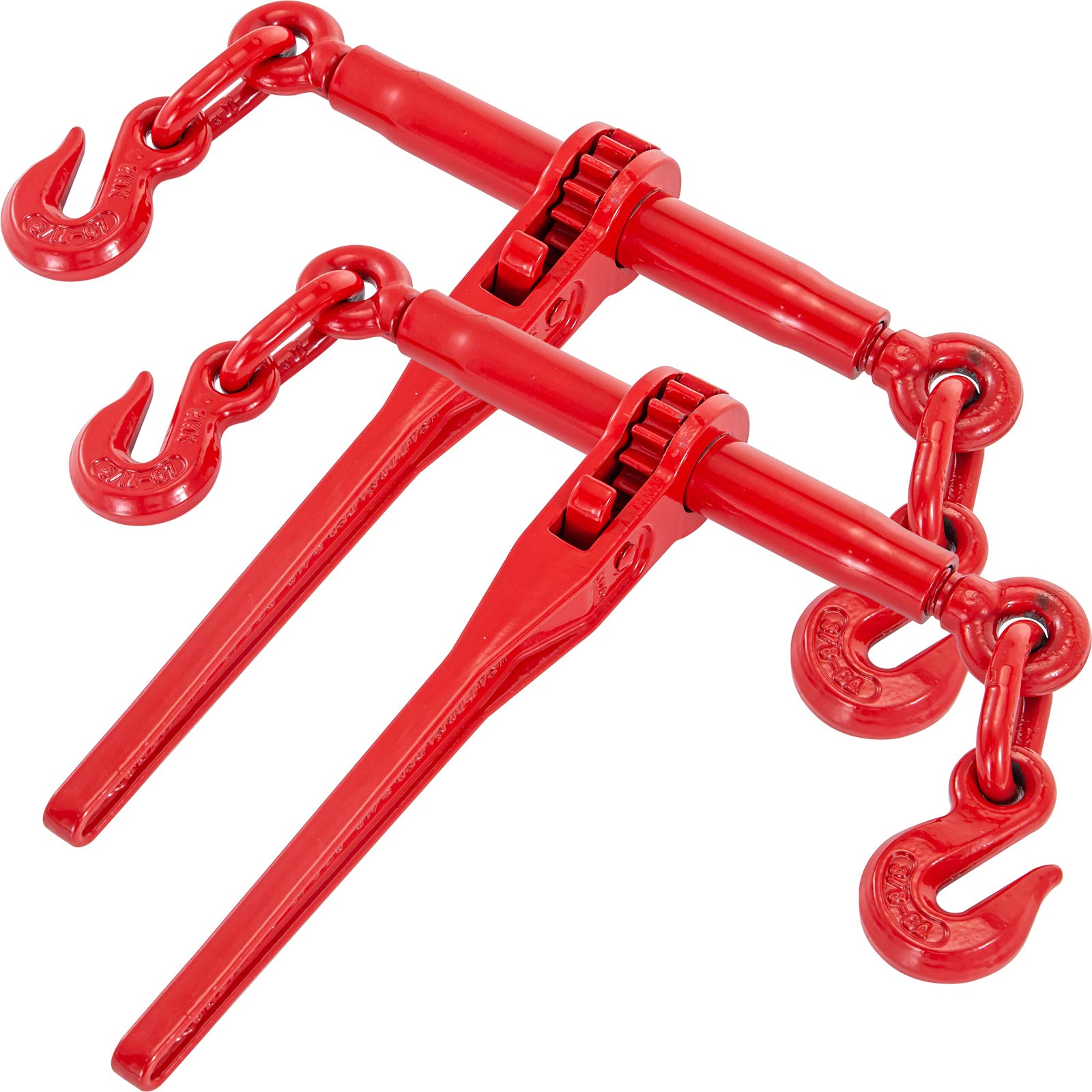 Amazon.com: VEVOR Chain Binder 5/16-3/8, Ratchet Load Binder 6600lbs ...