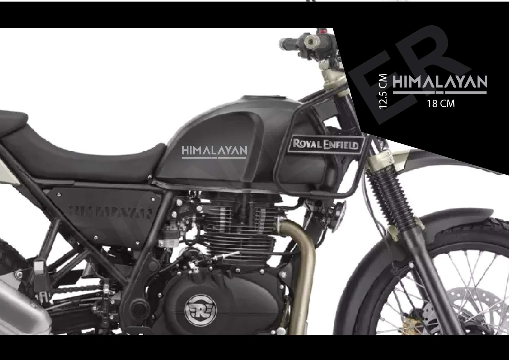 SIGN EVER Himalayan Bike Stickers and Graphics for Tank Side Waterproof ...