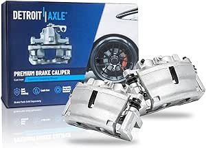 Amazon.com: Detroit Axle - Front Disc Brake Calipers with Brackets Replacement for 2009-2012 ...