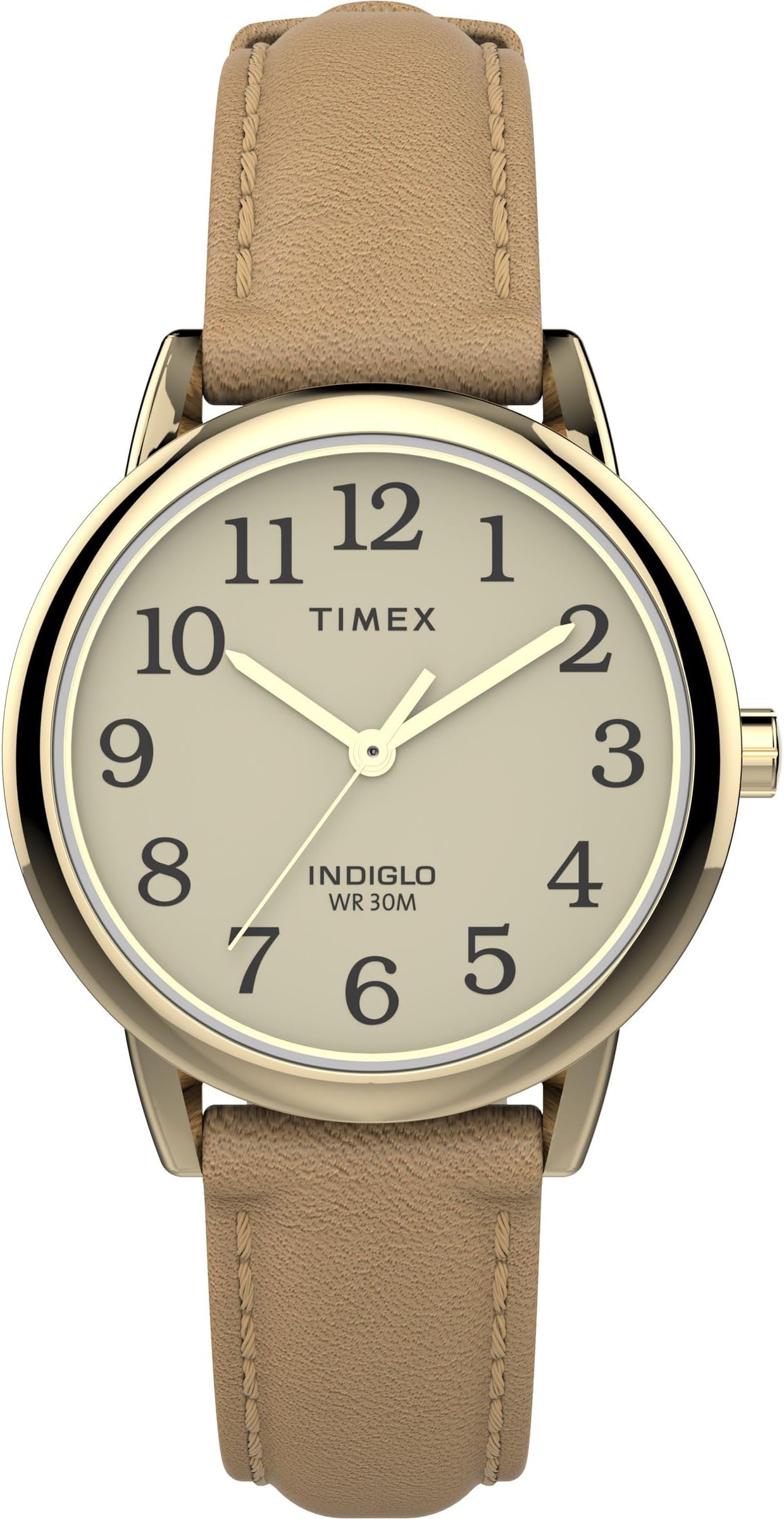 Timex Easy Reader Women's 25mm Leather Strap Watch T20433 : Timex ...