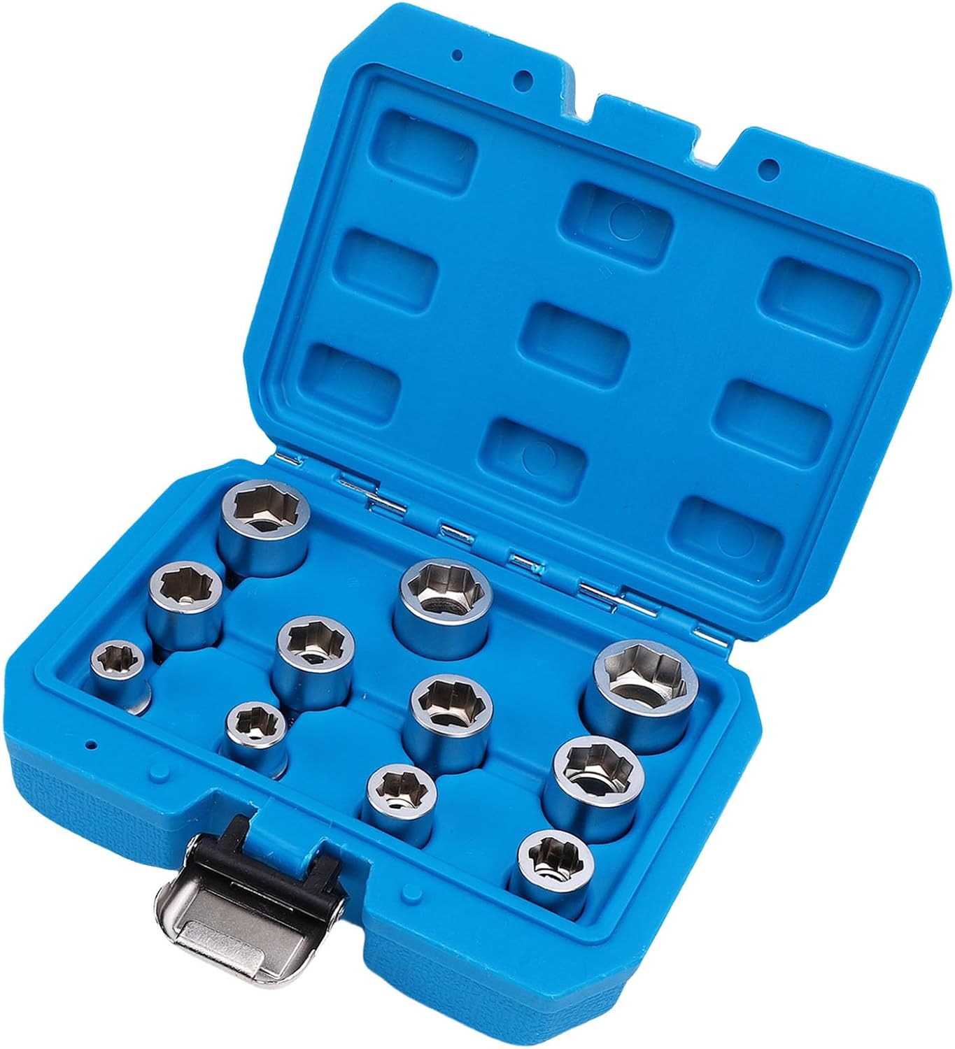 Luocute 11 Pieces Impact Bolts Nut Remover Set, Stripped Bolts ...