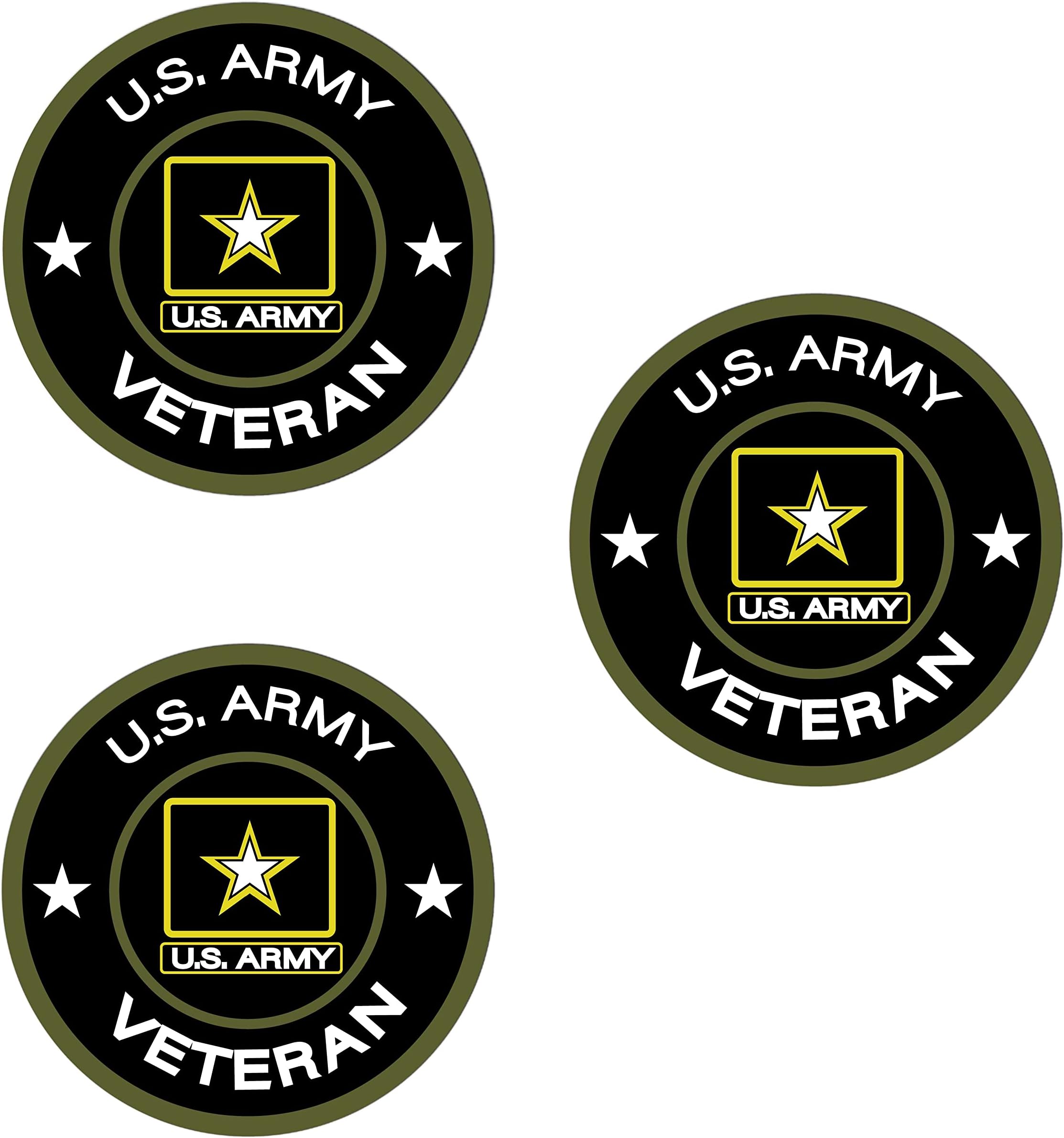 Amazon.com: HOF Trading Military Camo Us Flag Proud Army Veteran Vinyl ...