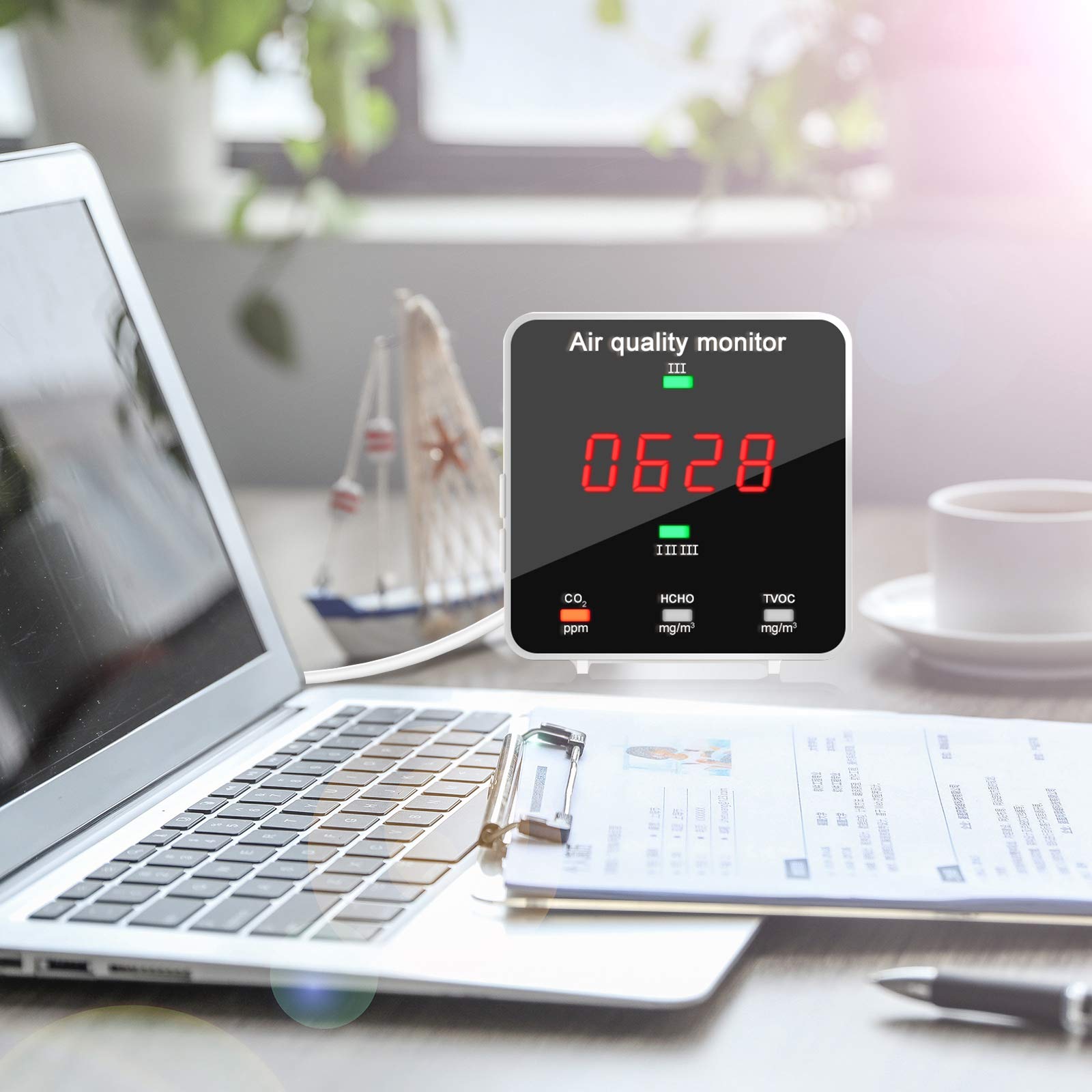 Carbon Dioxide Meter Temperature Humidity Co2 Monitor