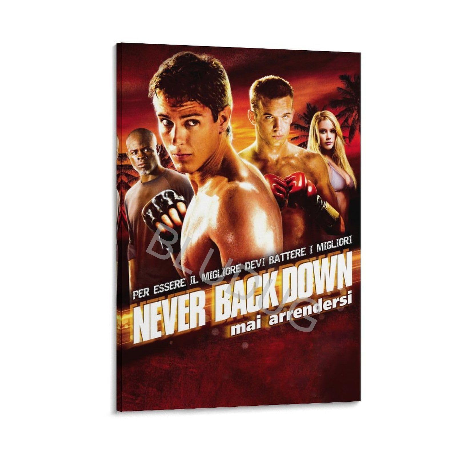 Never Back Down Poster
