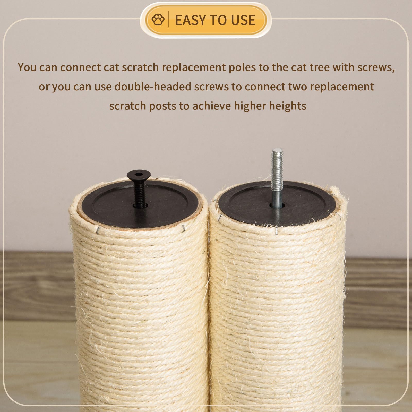 Snapklik.com : Cat Scratching Post Replacement 1378x354 Inch Cat Tree ...