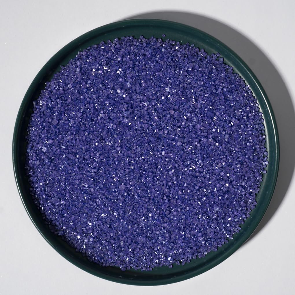 Snapklik.com : Purple Sanding Sugar Edible Sugar Sprinkles For Cakes ...