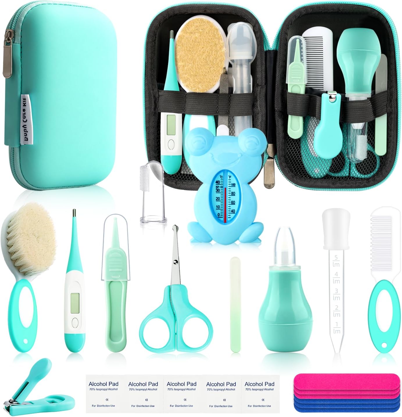 Amazon.com: Baby Healthcare and Grooming Kit, Baby Safety Set Newborn ...
