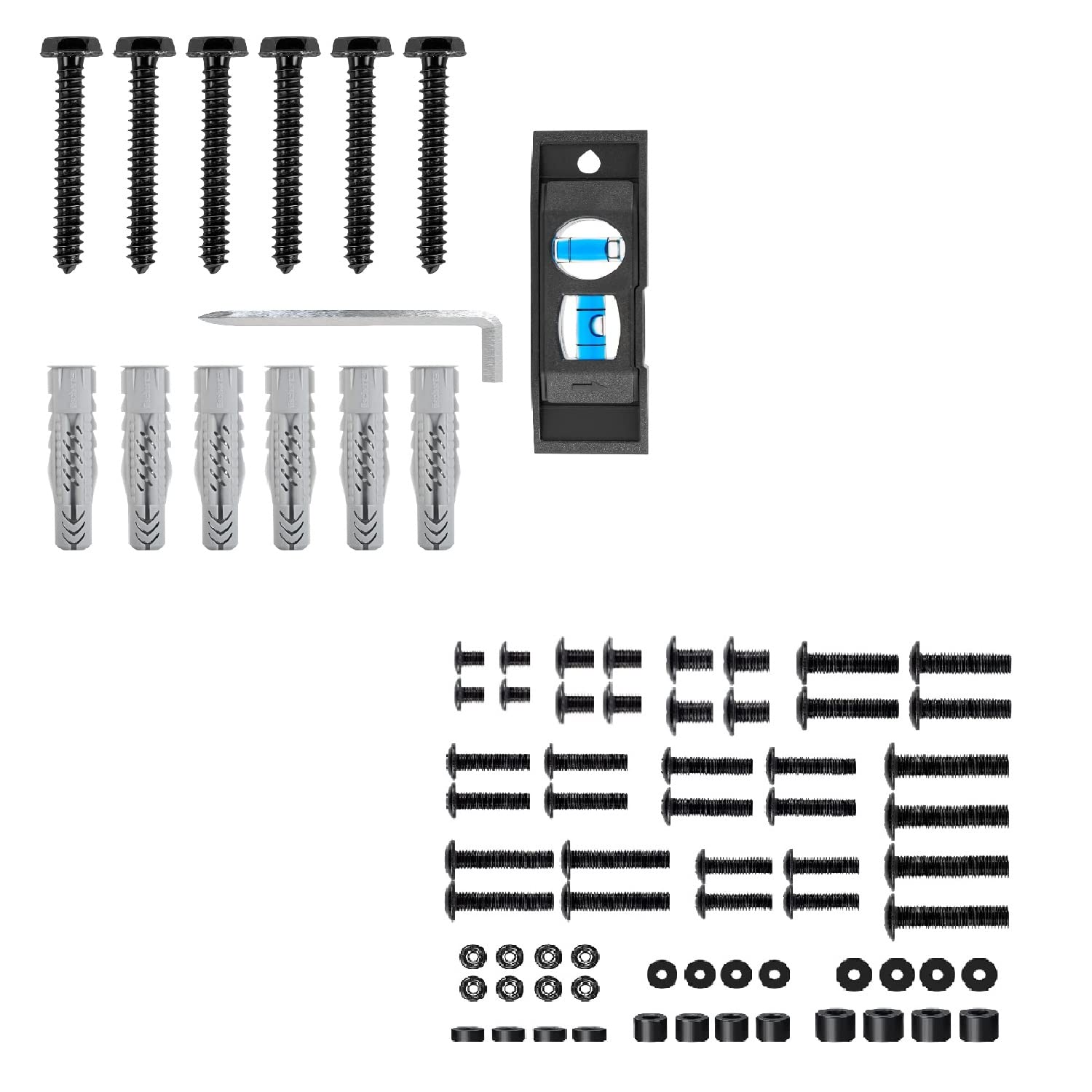 Amazon.com: Mounting Dream TV Mounting Hardware Comes with M4, M5, M6 ...