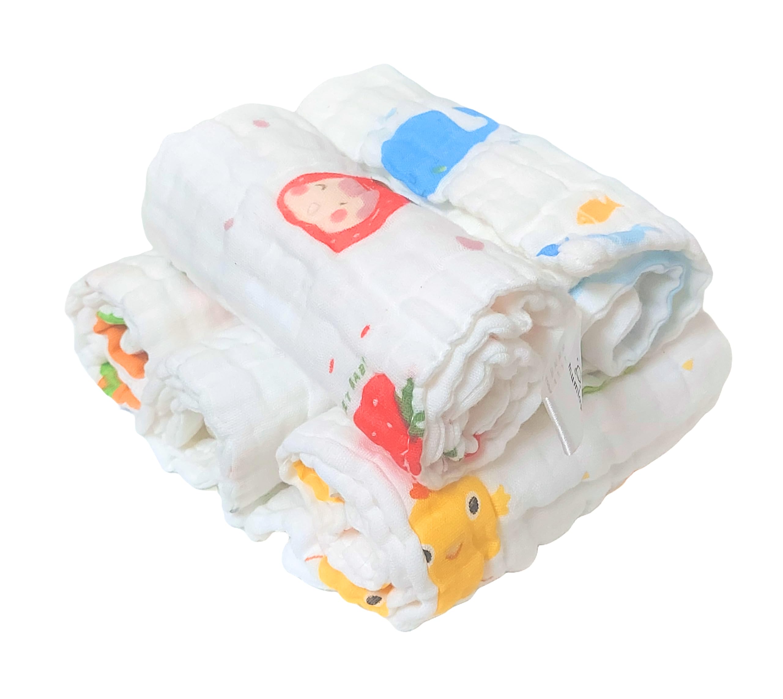 Buy MUMLAP Muslin Cotton Face Napkin Towels for Newborn Baby Soft ...