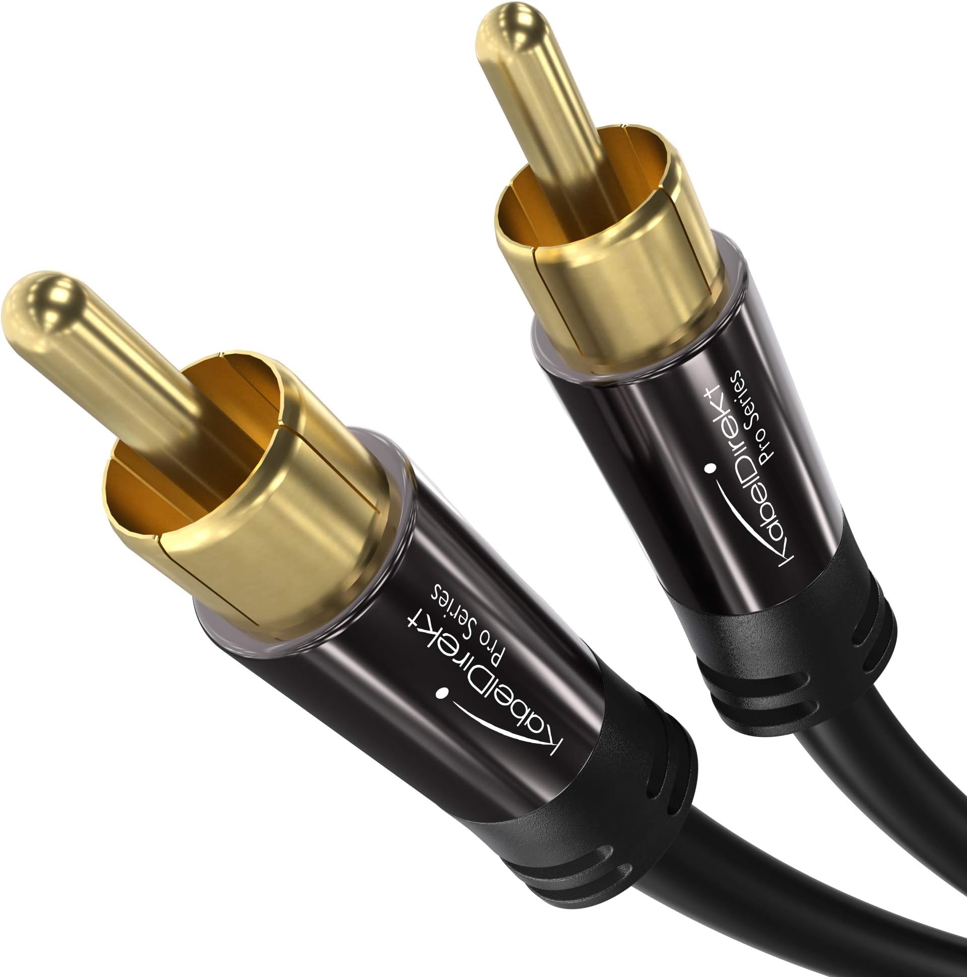 Amazon.com: Cablelera Standard RCA Composite Video Cable M/6ft Audio ...
