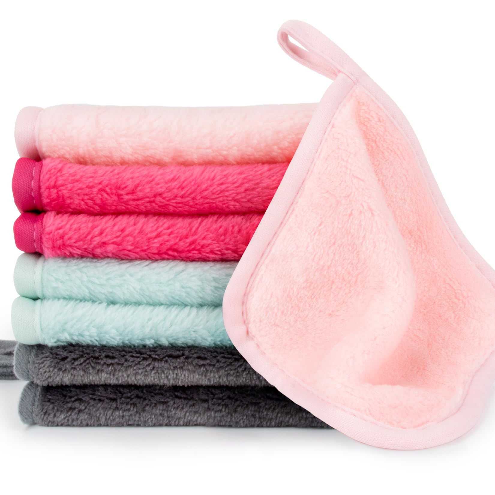 Amazon.com: Sukh Makeup Remover Cloth - 8PCS Makeup Cloth Microfiber ...