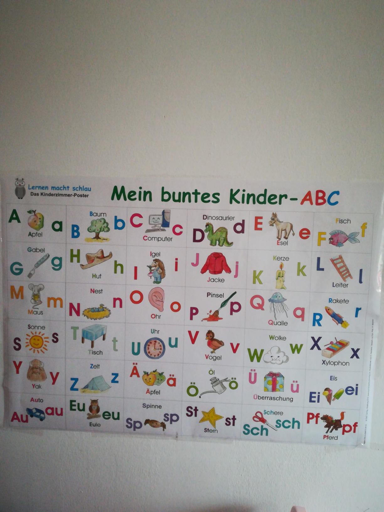 E&Z Verlag GmbH: Mein buntes Kinder-ABC: Lernposter 70 x 100 cm ...