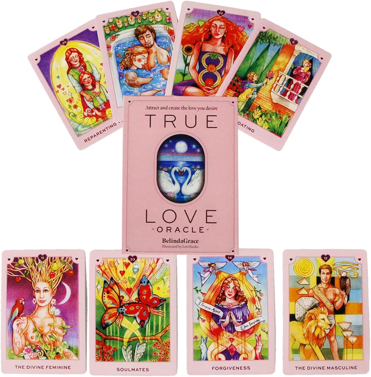 Amazon.co.jp: NIGHTCITY True Love Oracle:癒しのエネルギーと色に満ちた36の美しい画像があなたの生活に ...