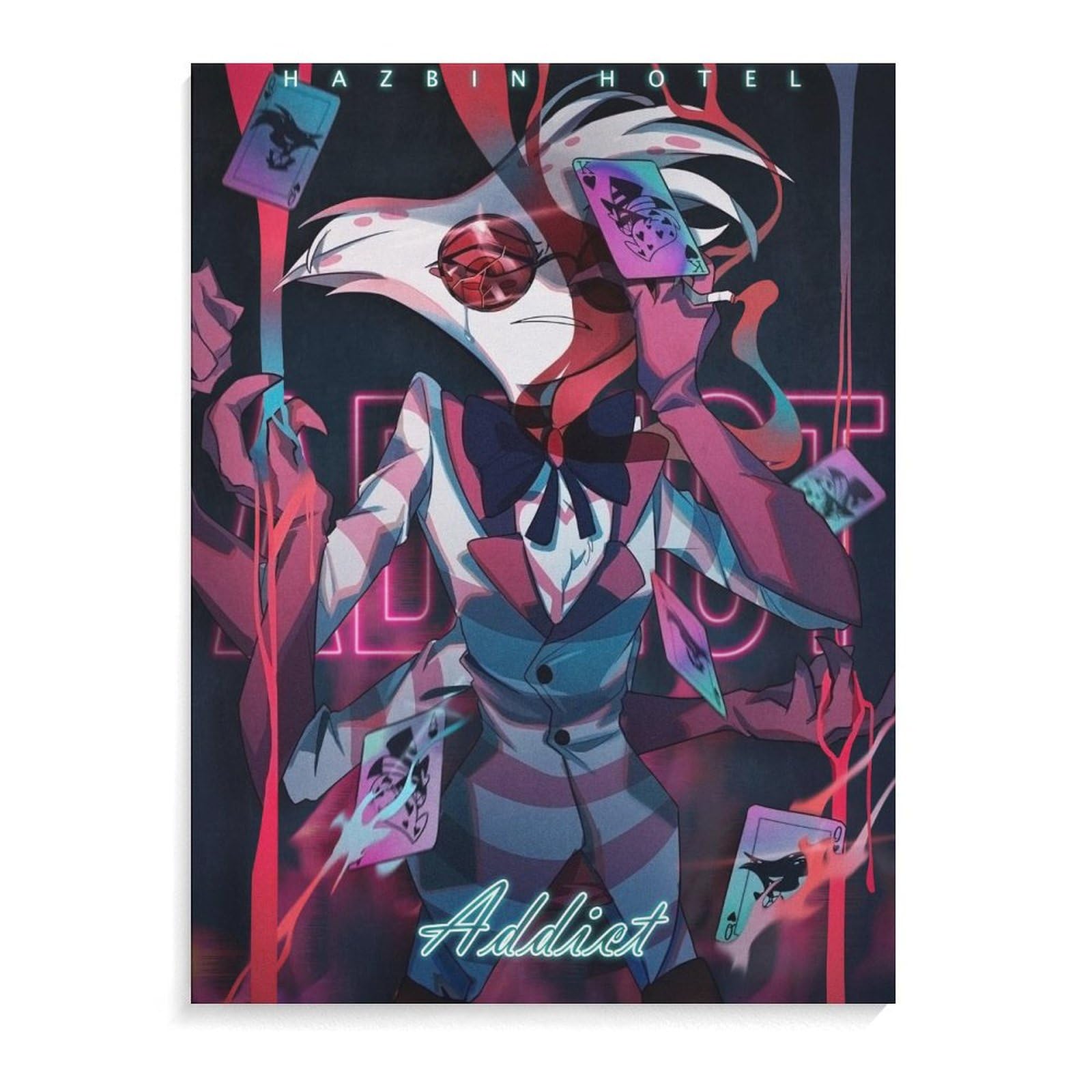 Amazon.com: Walzzjd Hazbin Anime Hotel Poster Angel Dust Poster 90s ...