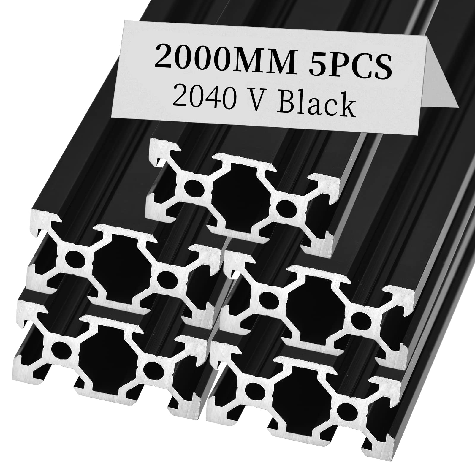 Snapklik.com : 5pcs 78.74 Inch 2000mm 2040 V Slot Aluminum Extrusion ...