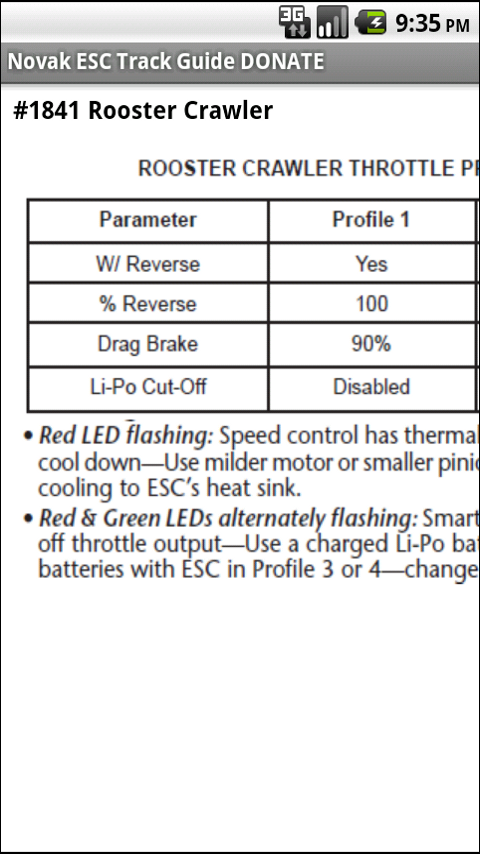 Novak ESC Track Guide Donate - App on the Amazon Appstore