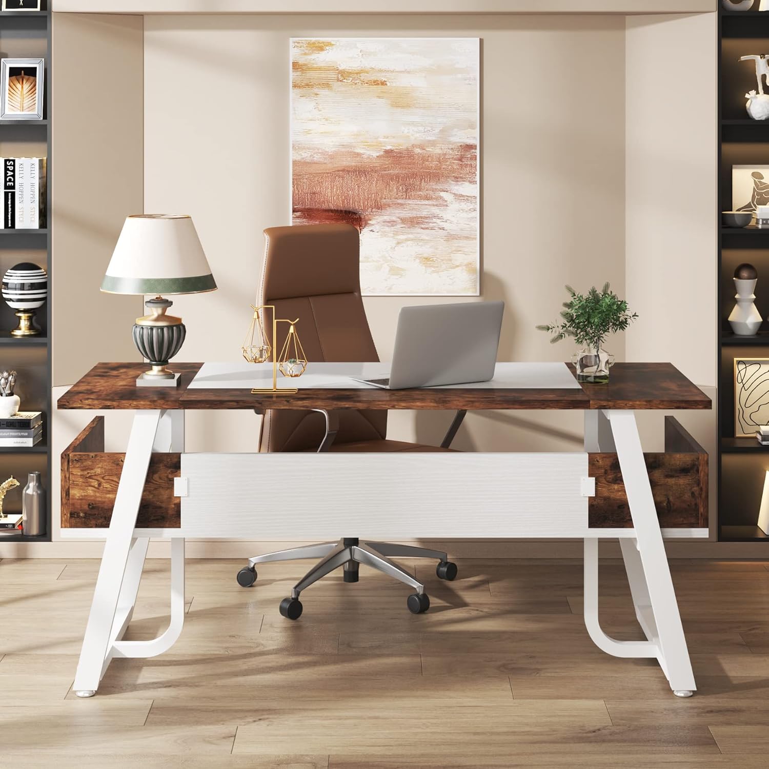 Tribesigns Office Executive Desk, 63 inch Large Nepal | Ubuy