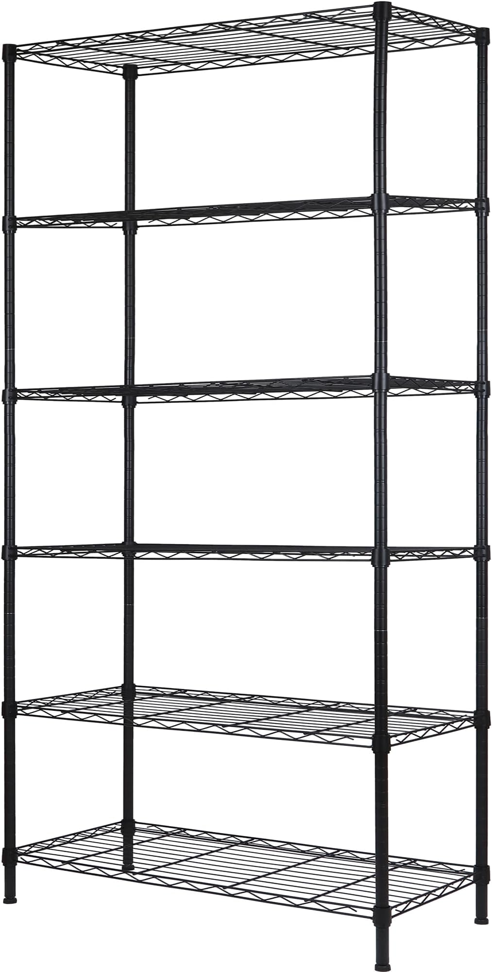 Amazon.com: FDW 18x48x82 inch Wire Shelving Unit with Wheels Steel 6 ...