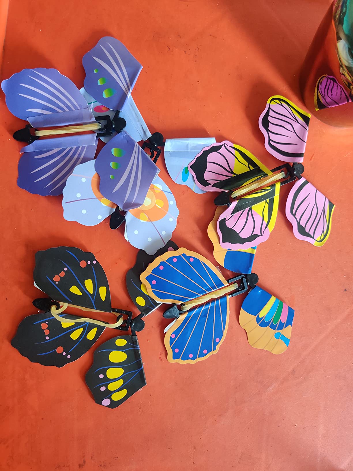 Royals Paper Magic Flying Butterfly (Pack of 5), Multicolour, | Cake ...