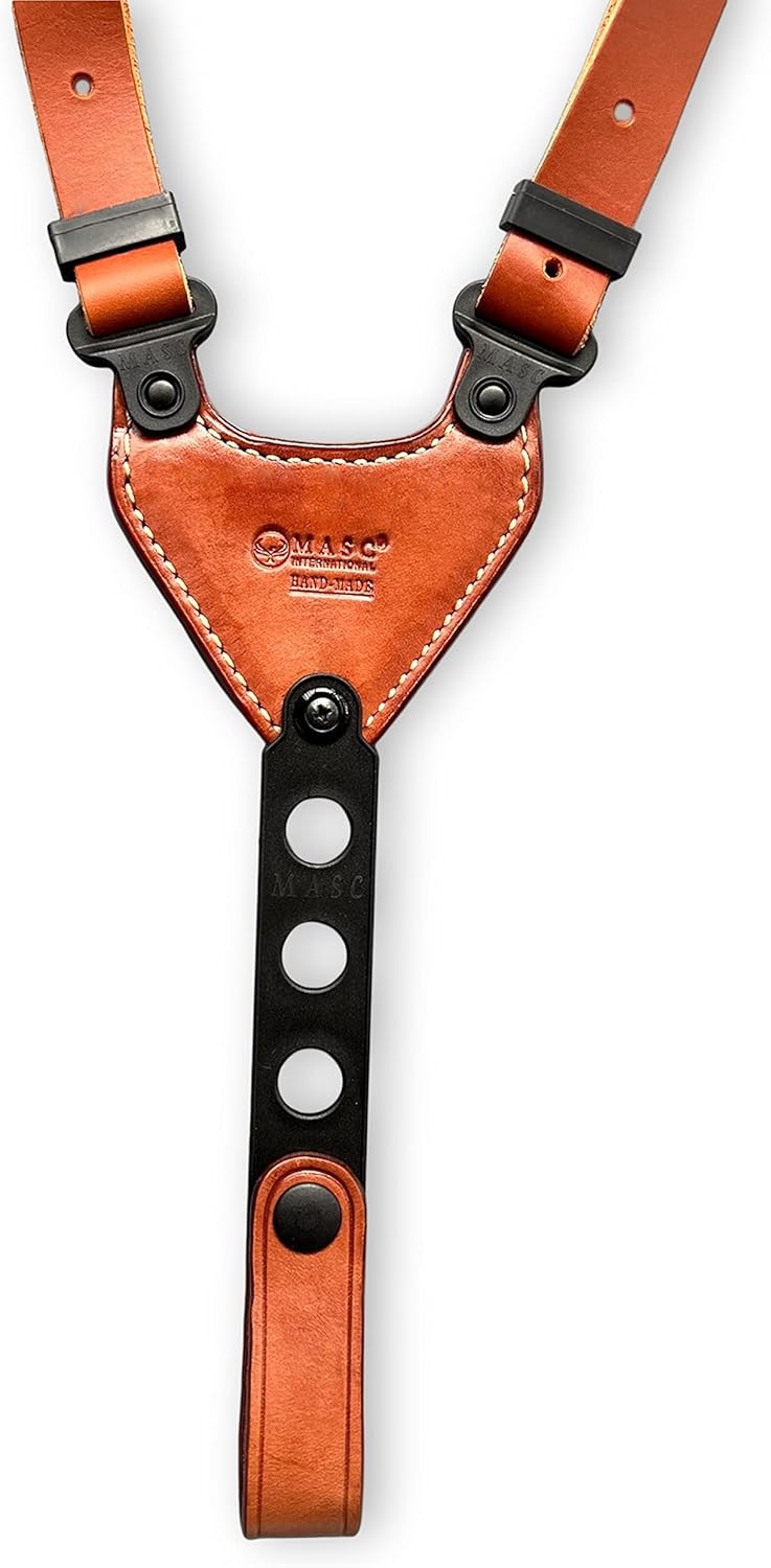 Amazon.com : Leather Ambidextrous Belt Tie Down, Harness Connector ...