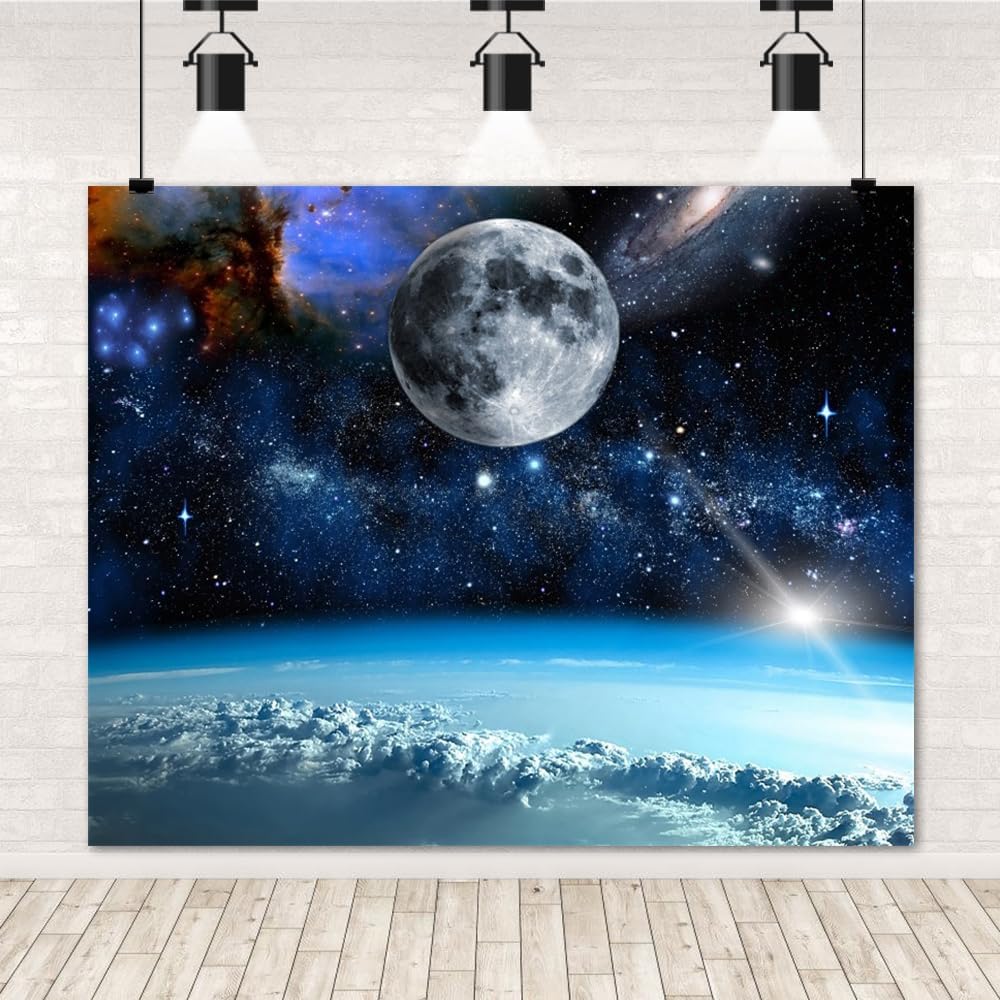 Amazon.com : Outer Space Backdrop 10x8ft Galaxy Universe Aerospace ...