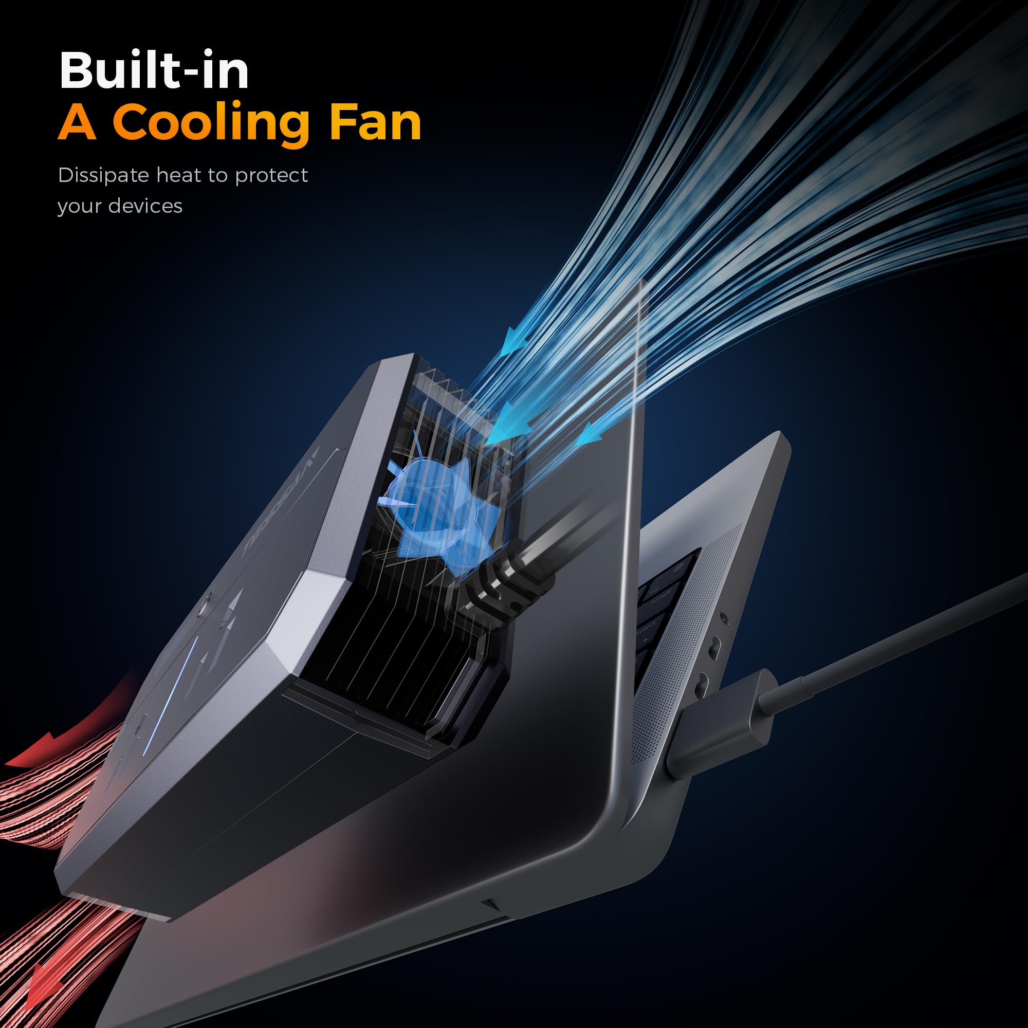 Snapklik.com : 200W Car Power Inverter, TESSAN 12V DC To 110V AC Converter