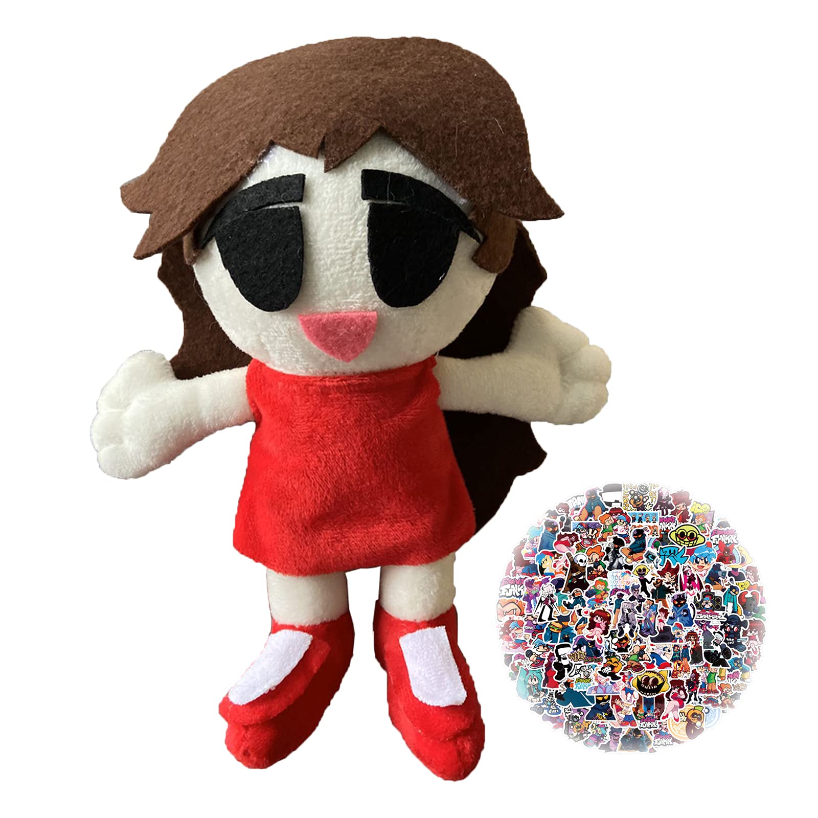 Buy FNF Girlfriend Plushie,Friday Night Funkin GF Plushies Cartoon ...