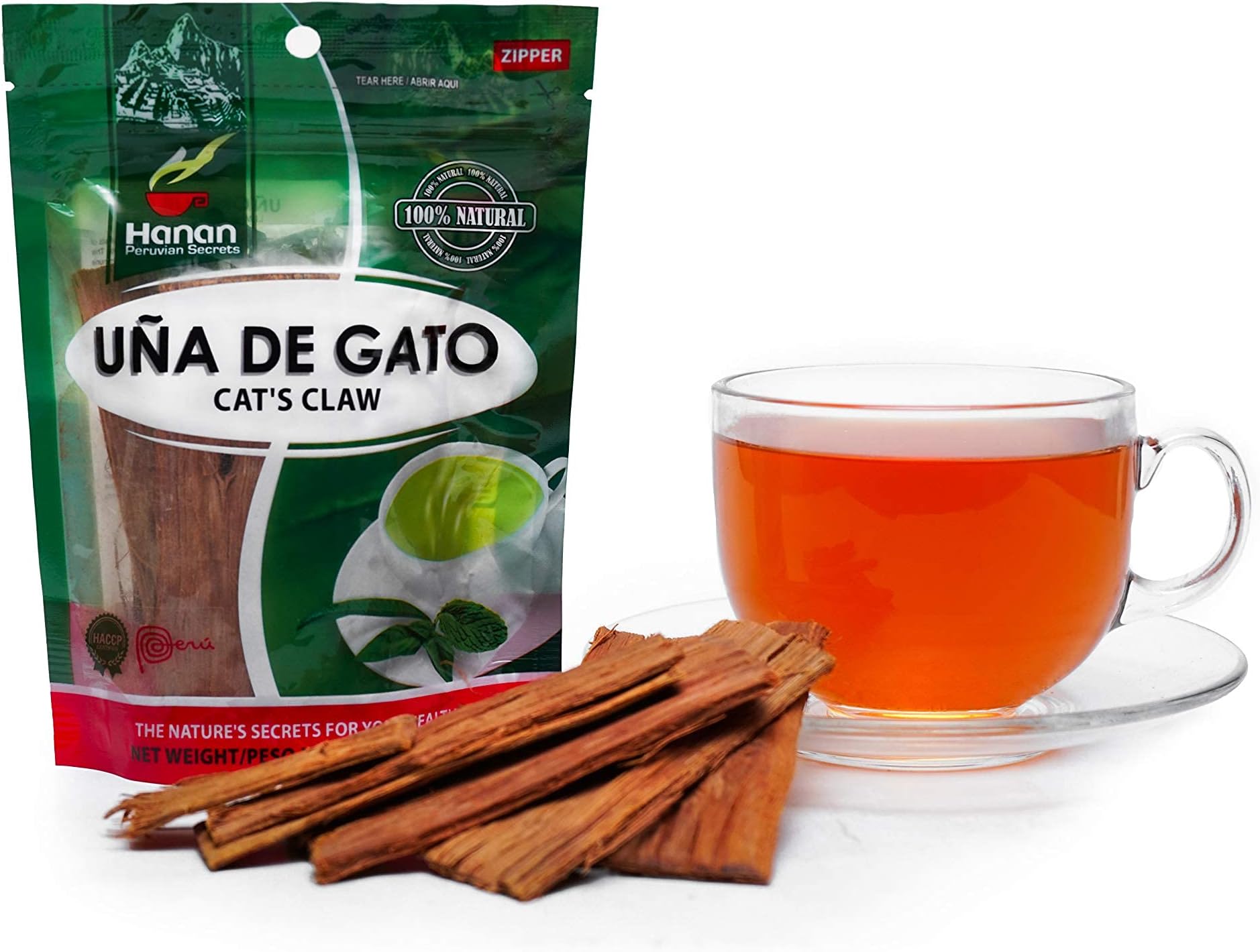 Amazon.com : HerbaZest Cat's Claw Tea (Uña de Gato) - 8oz (225g ...