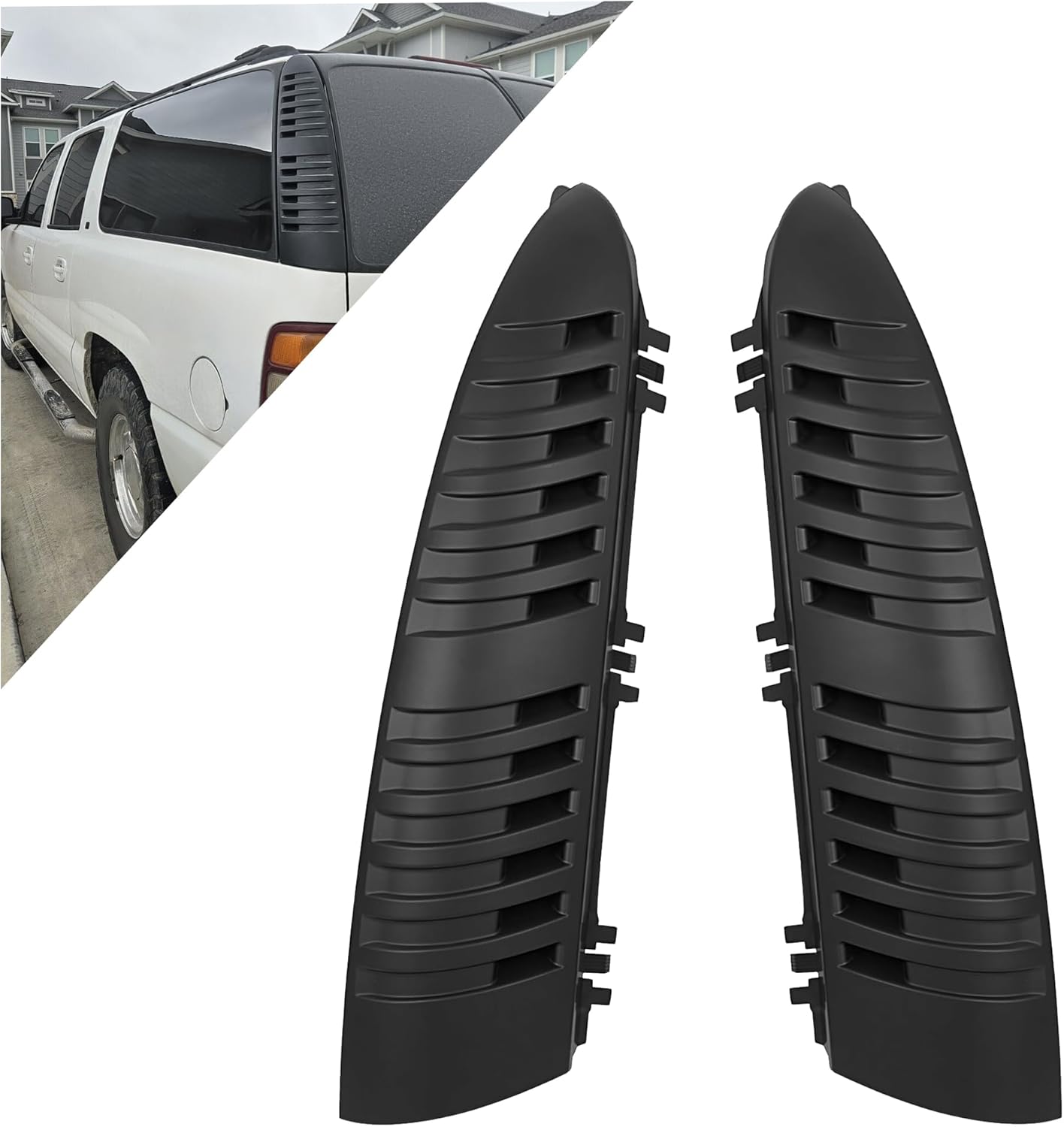 Amazon.com: KUAFU Rear D-Pillar Molding Trim Compatible with 2000-2006 ...