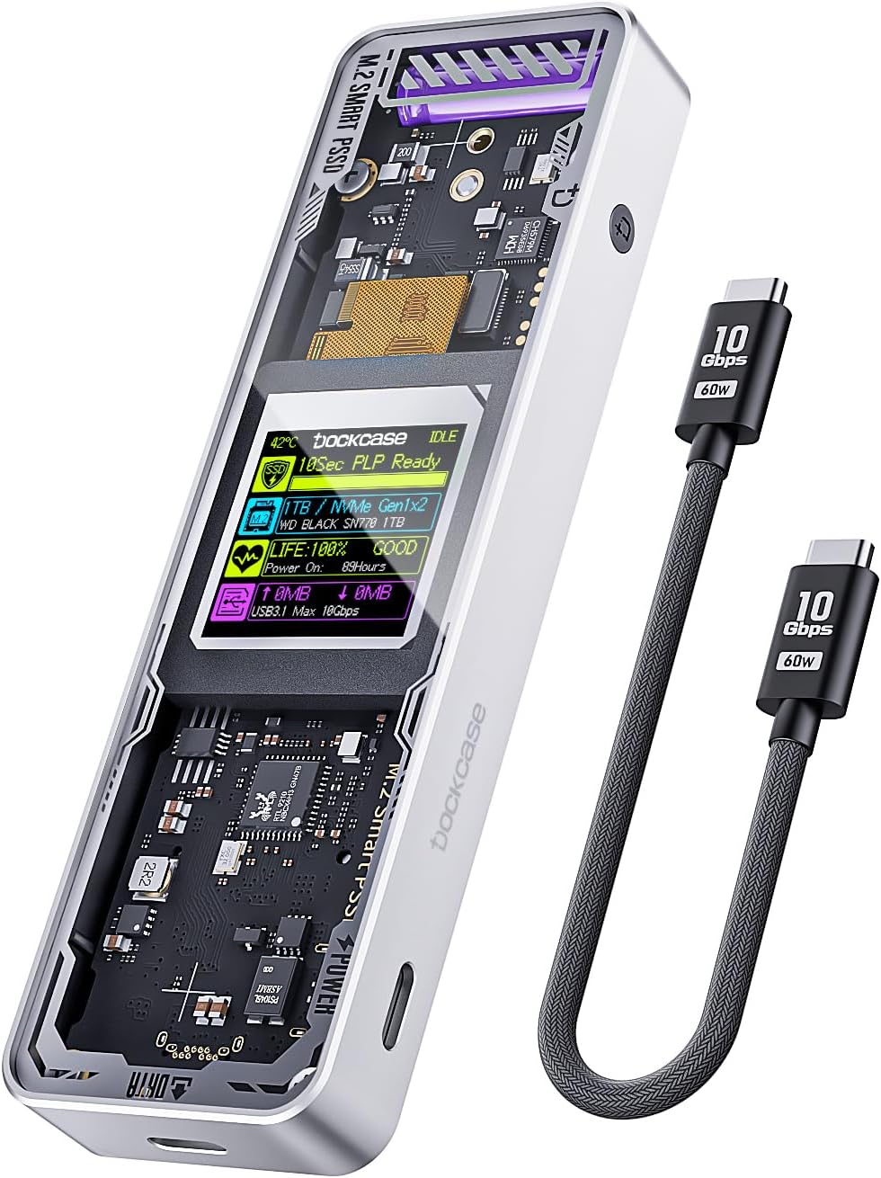 Amazon.com: iodd Mini USB 3.0 256-bit Secure encrypted SSD Drive (256GB ...