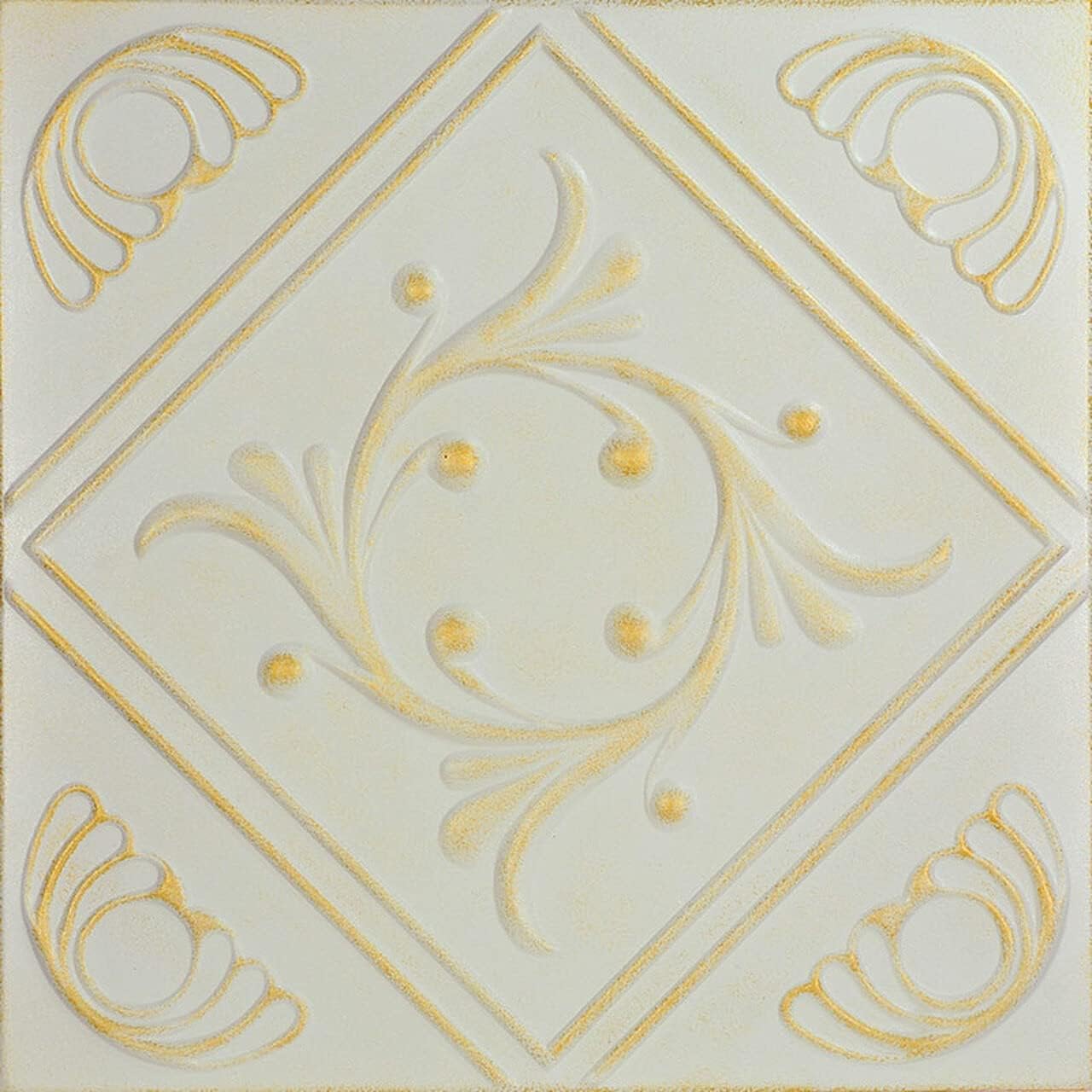 Amazon.com: À LA MAISON CEILINGS R02 Diamond Wreath Foam Glue-up ...