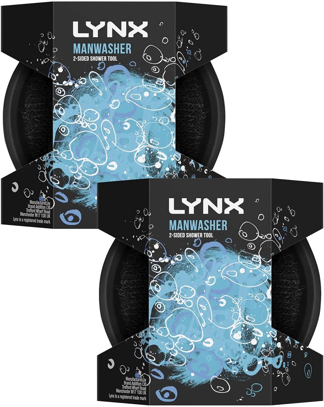 Lynx Manwasher, Shower Sponge, Loofah, 2 pack : Amazon.com.au: Beauty