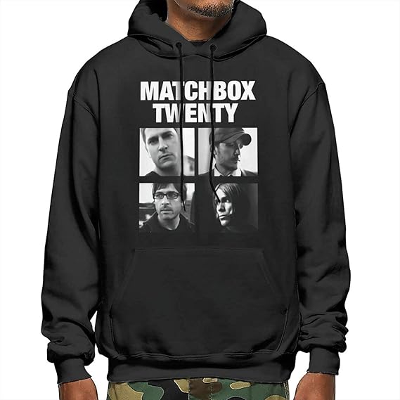 Amazon.com: Matchbox Twenty Hoodies Casual Workout Hoodie Sweater with ...