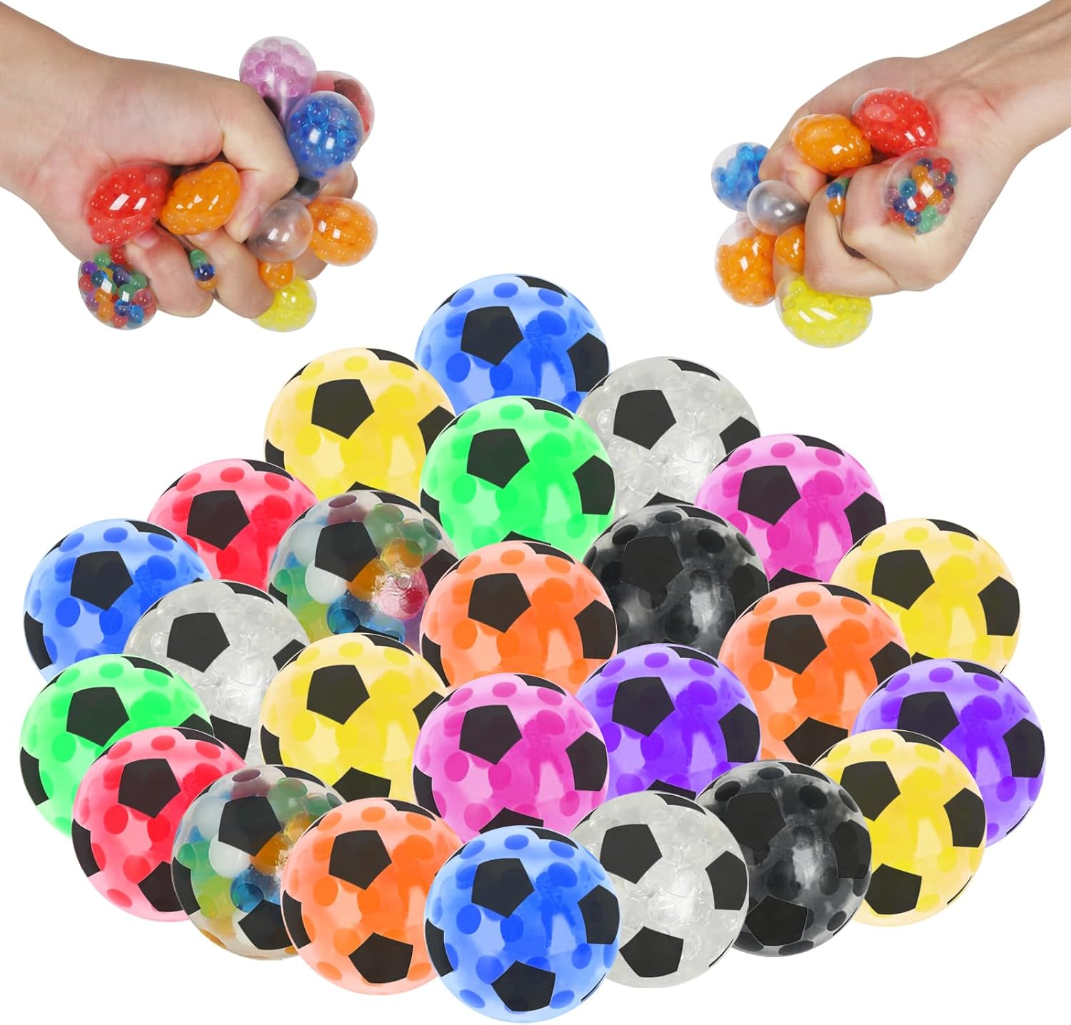 Amazon.com: 20 Pack Mini Stress Balls Set Fidget Toys for Adults ...