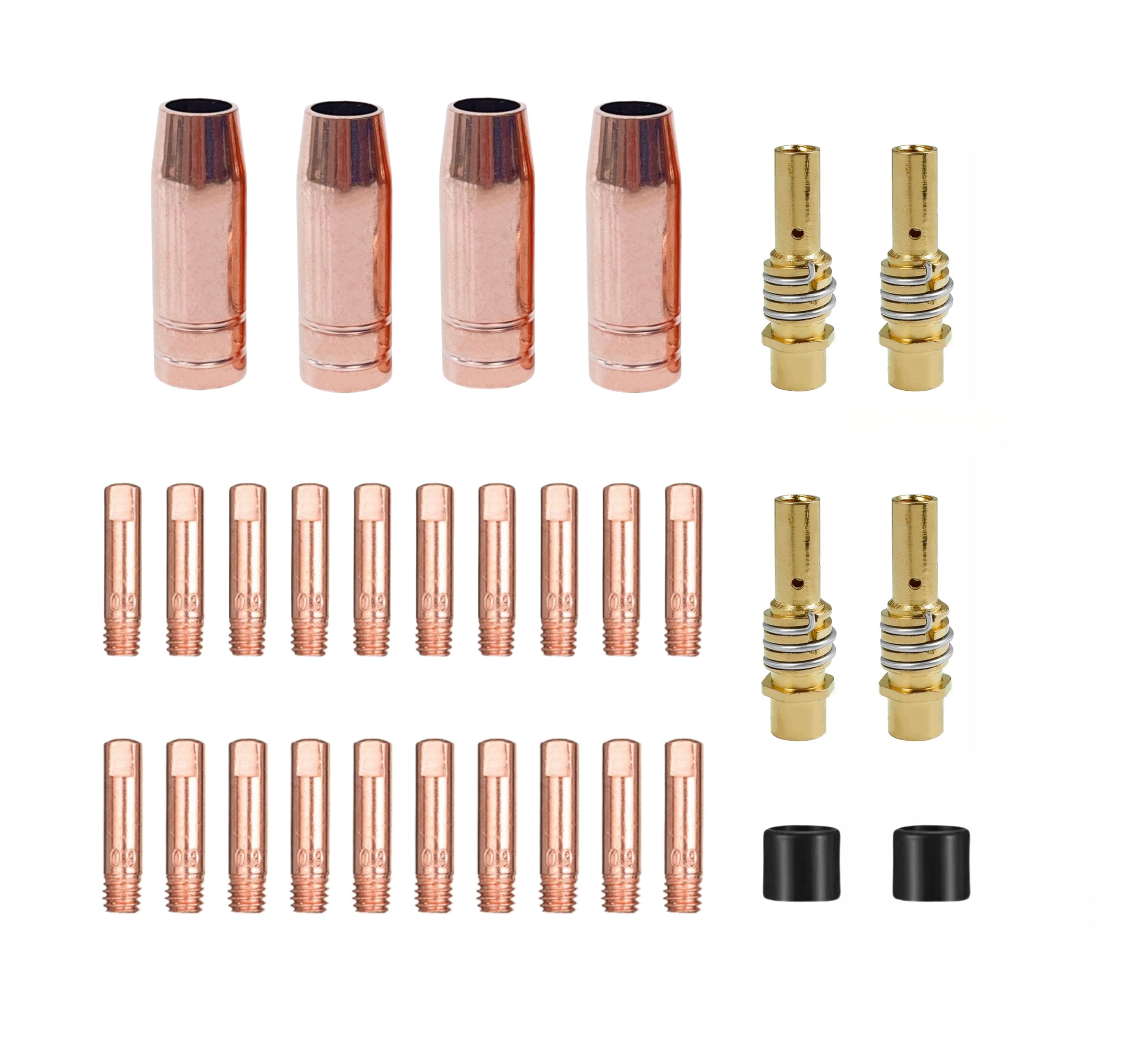 Mig 30-Pack MB15 15AK welding Gun Accessory Kit ;Welding contact Tips 0 ...