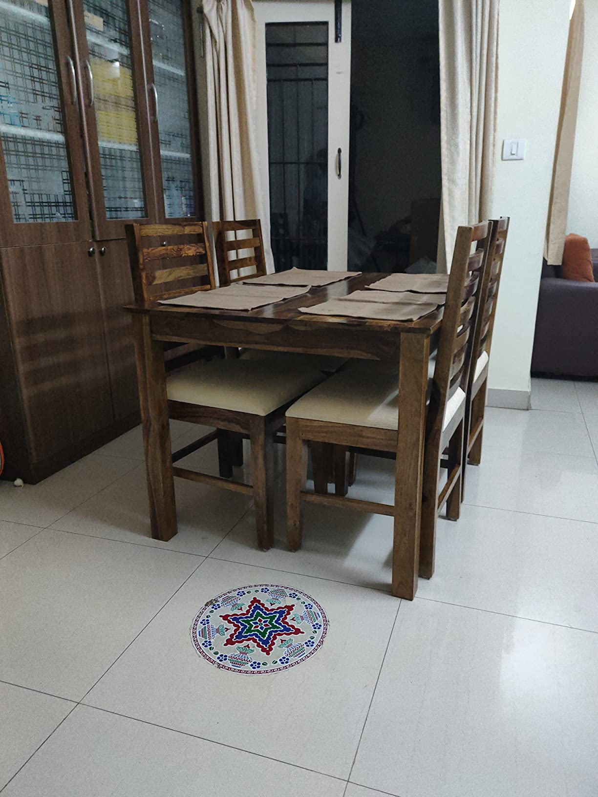 Handwoody Dining Table 6 Seater | 6 Seater Dining Set with Chairs ...