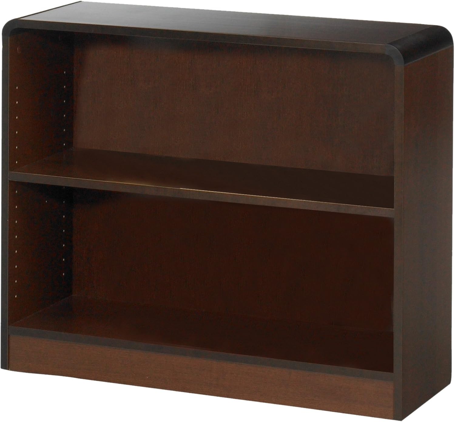 Amazon.com: Safco 2-Shelf Reinforced Radius-Edge Veneer Bookcase ...