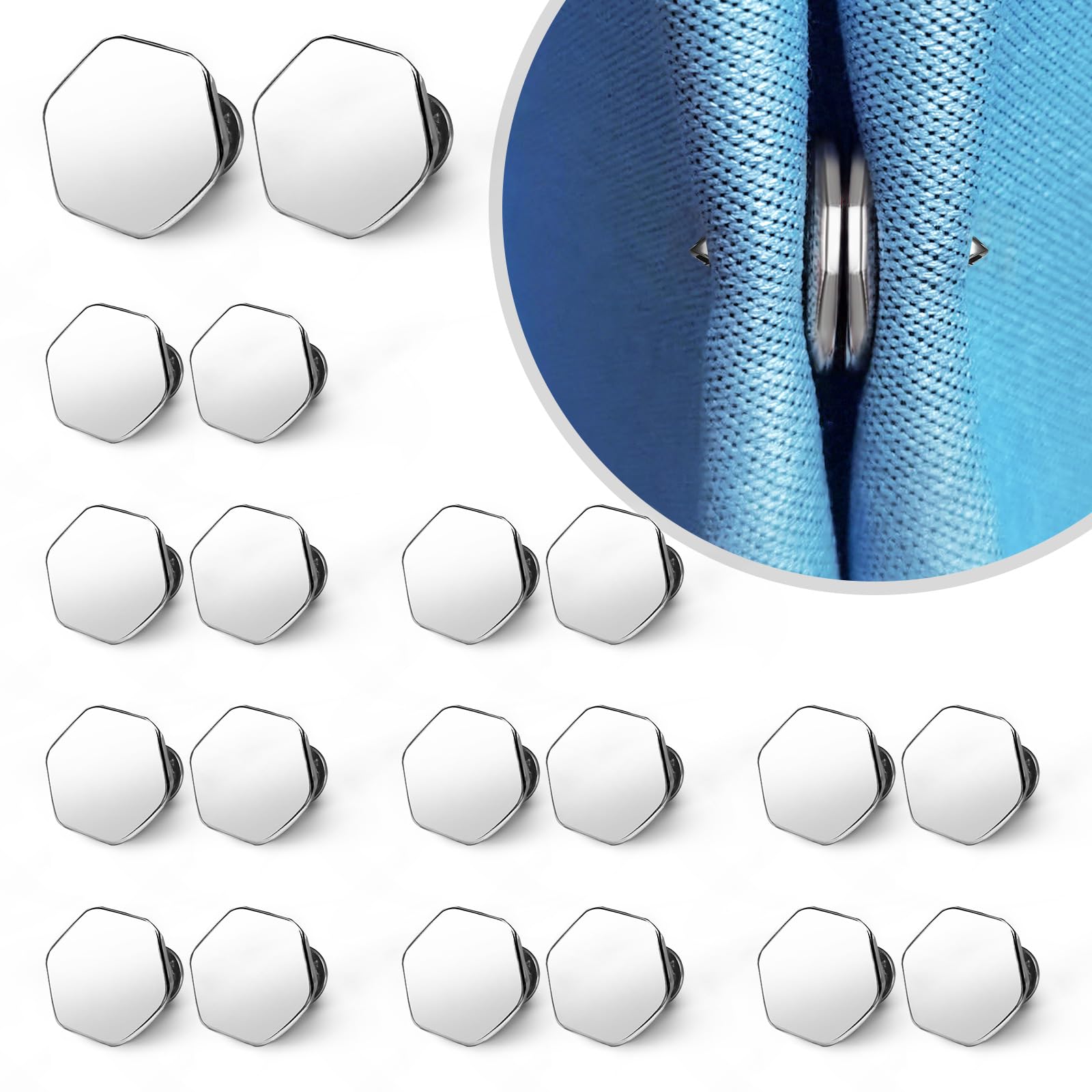 Amazon.com: 10 Pairs Big Size Curtain Magnets Closure, Curtain Weights ...