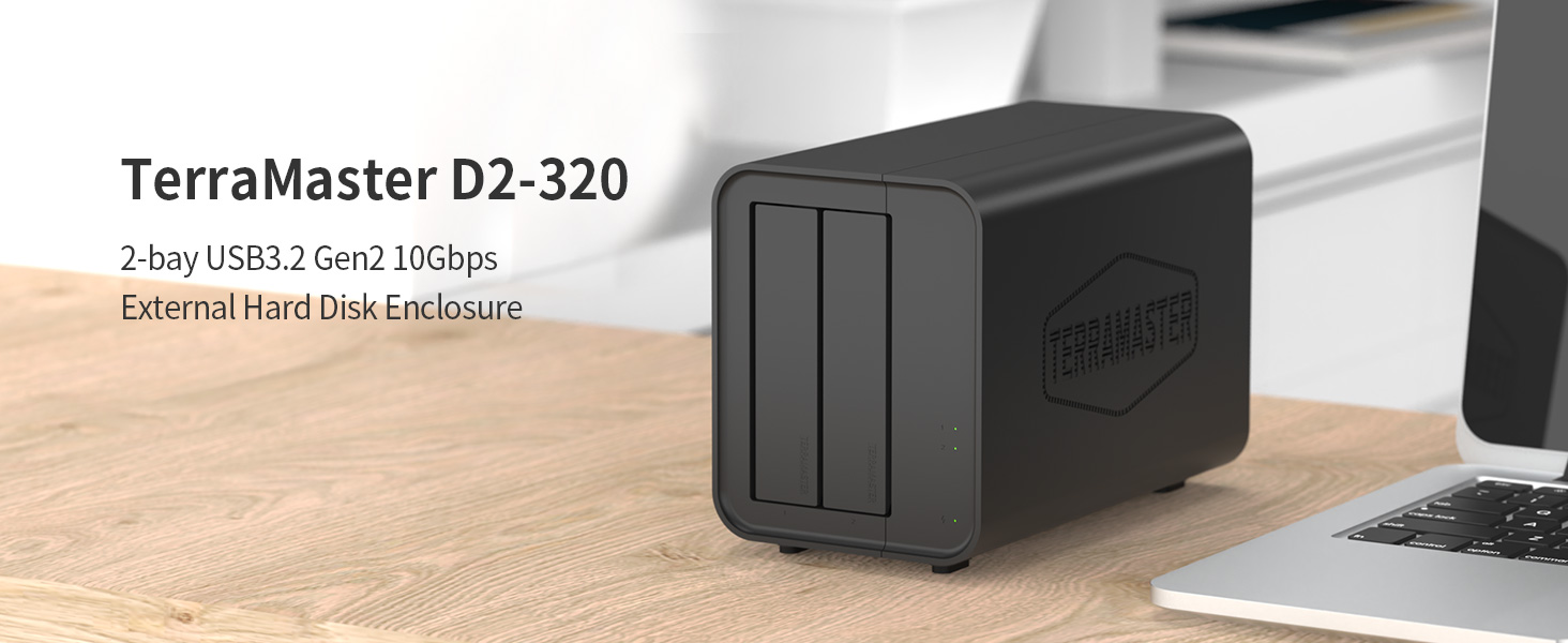Watch TERRAMASTER D2-320 2Bay USB 3.2 Gen 2 10Gbps RAID Storage on ...