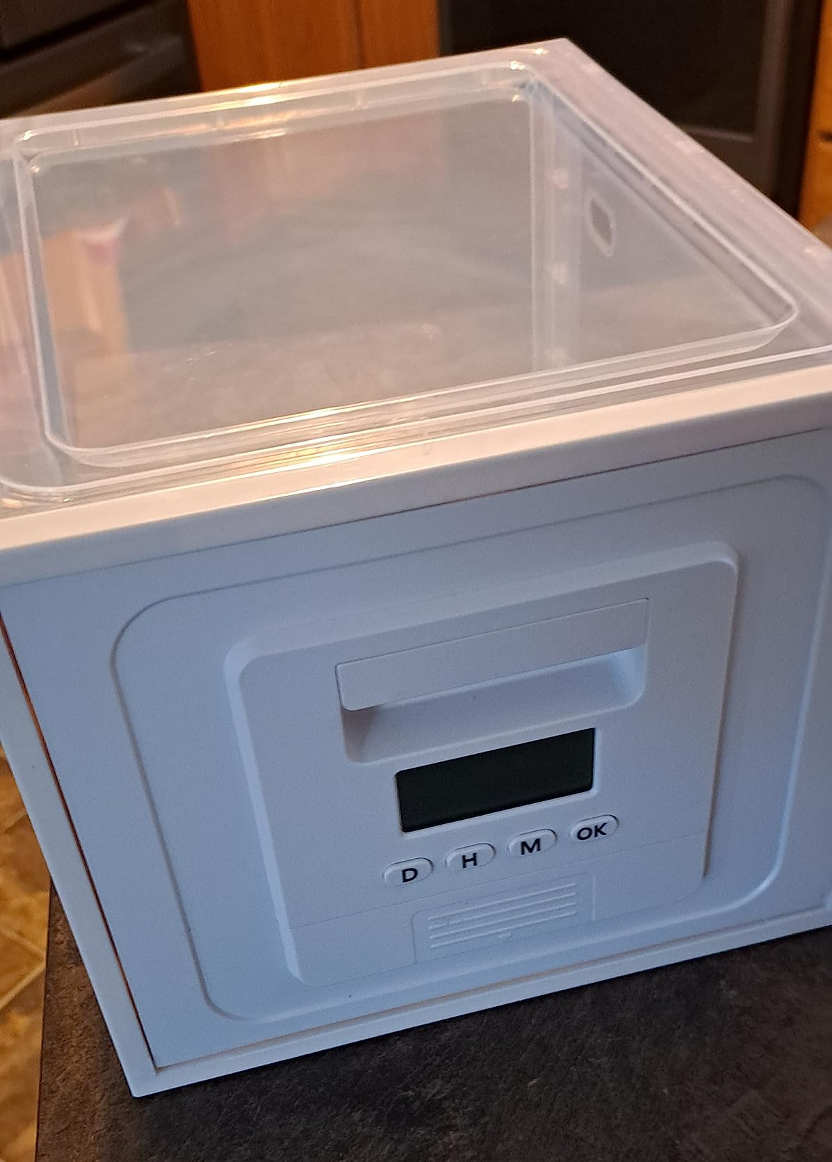 Large Time Lock Box with 3 Digit Combination Locked Container,Medicine ...