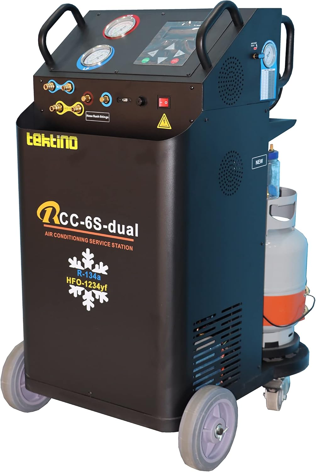 Amazon.com: Tektino RCC-6S-Dual Fully Automatic Refrigerant Recovery ...