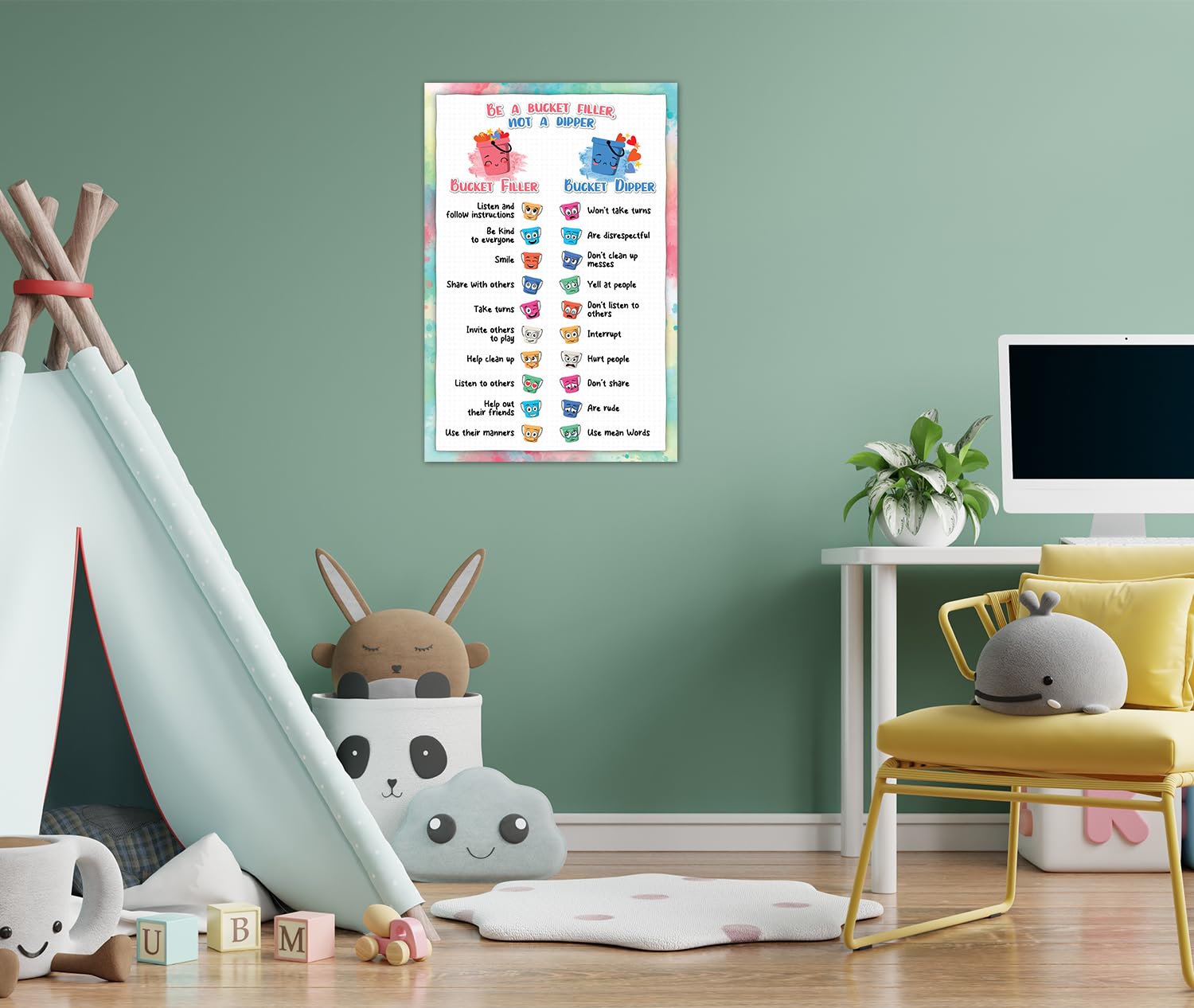 Snapklik.com : Growth Mindset Bucket Filler Poster, 16"x24" Large Print ...